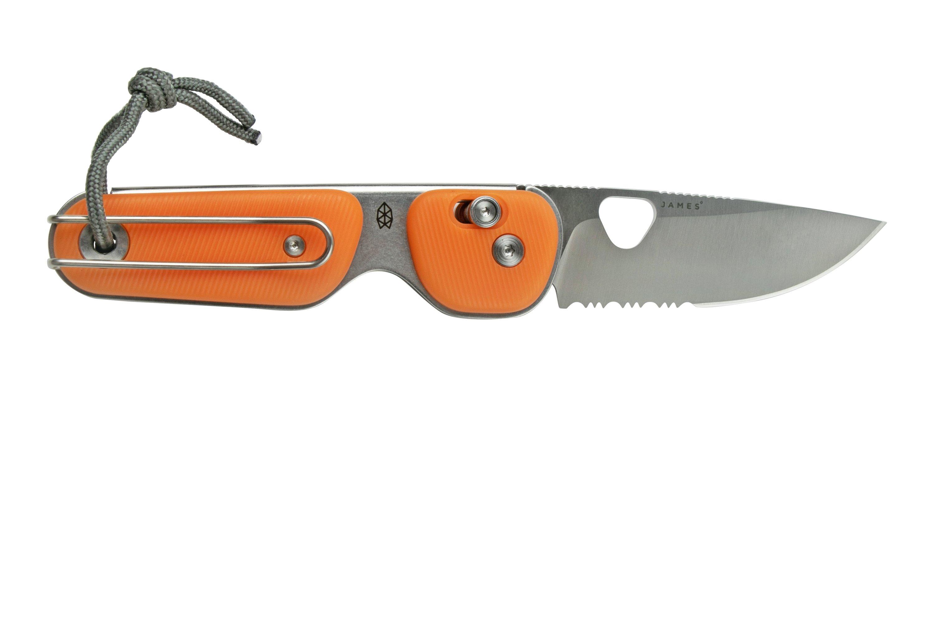 The James Brand The Redstone Tangerine, Stainless Serrated KN118163-01 ...