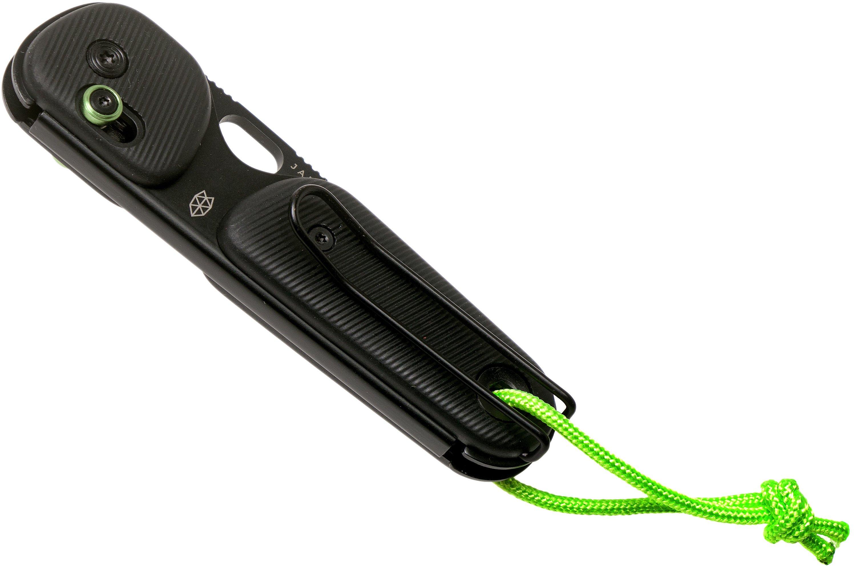 The James Brand The Redstone, Black + Black, Serrated, coltello da ...