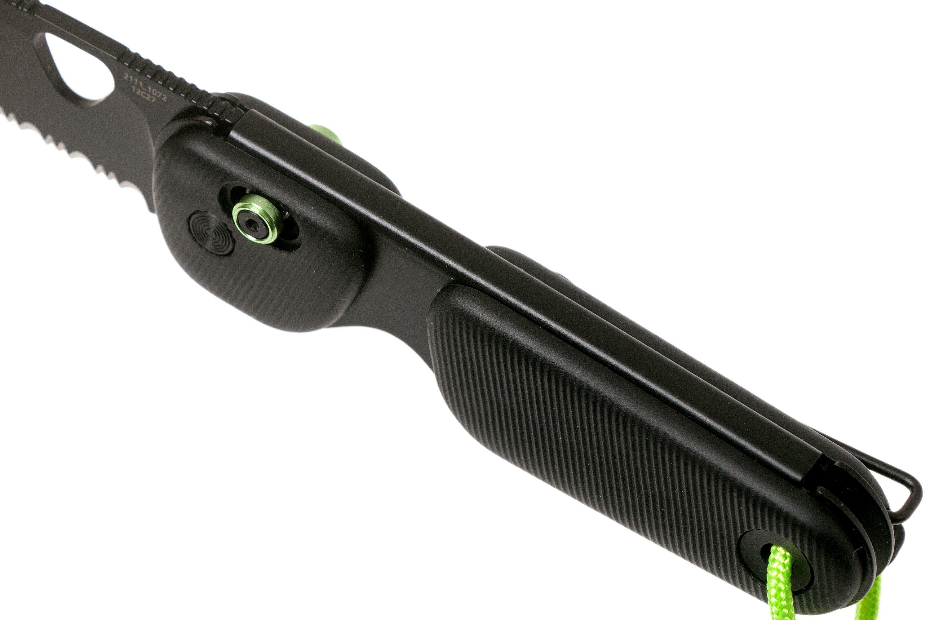 The James Brand The Redstone, Black + Black, Serrated, pocket knife ...