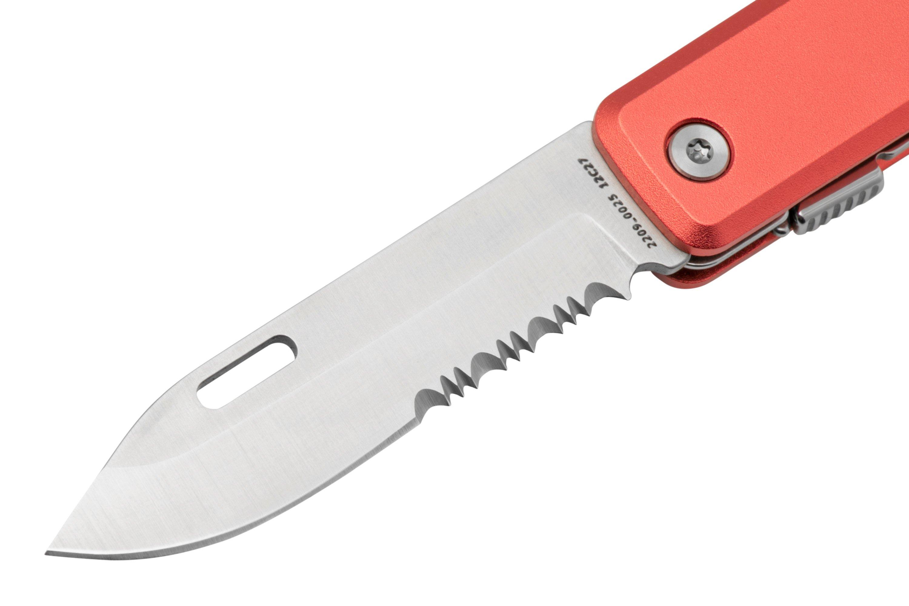 The James Brand The Ellis Scissors, Coral, Aluminum Serrated, navaja ...
