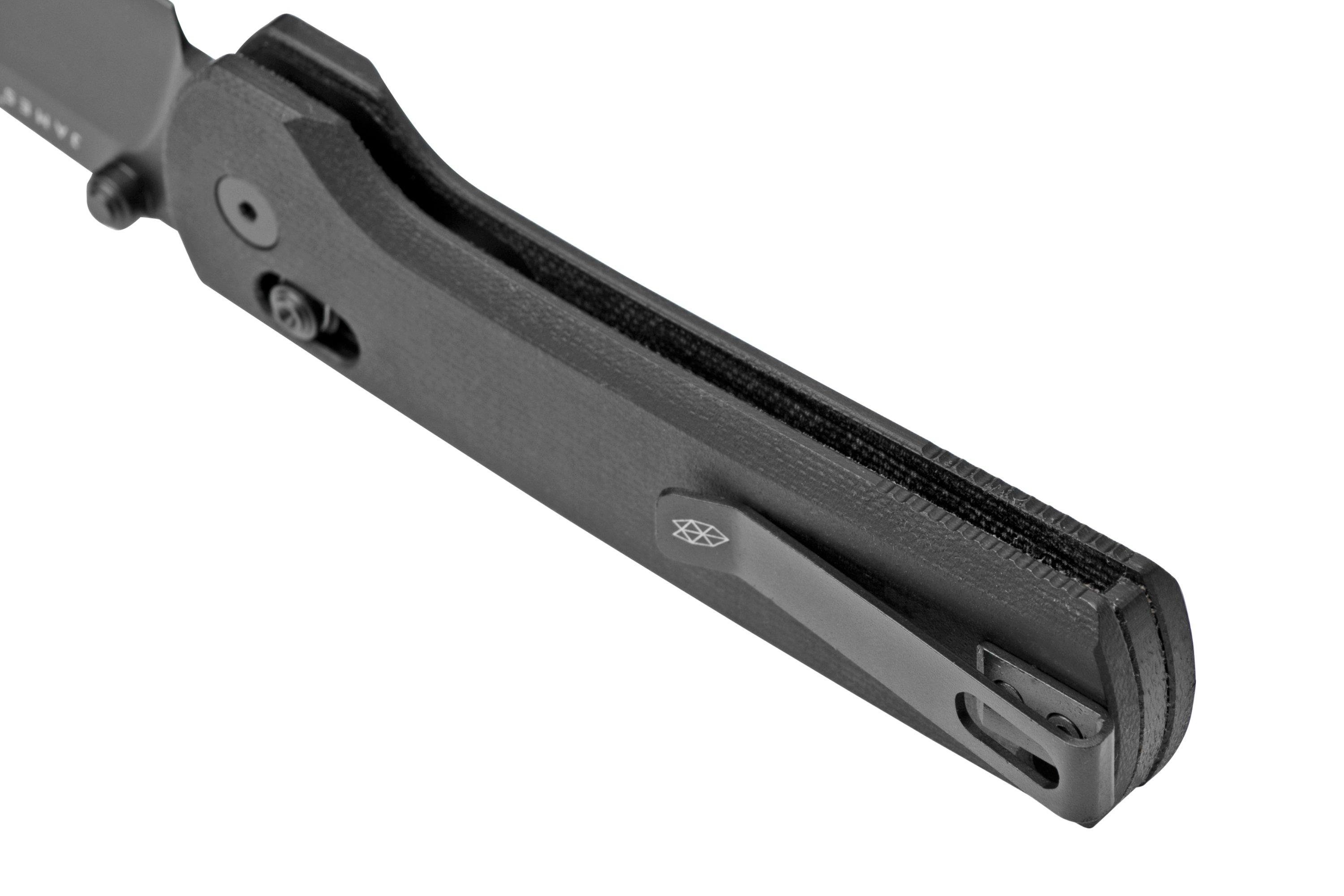 The James Brand The Kline Black Black Micarta JAKN120134-00 pocket ...