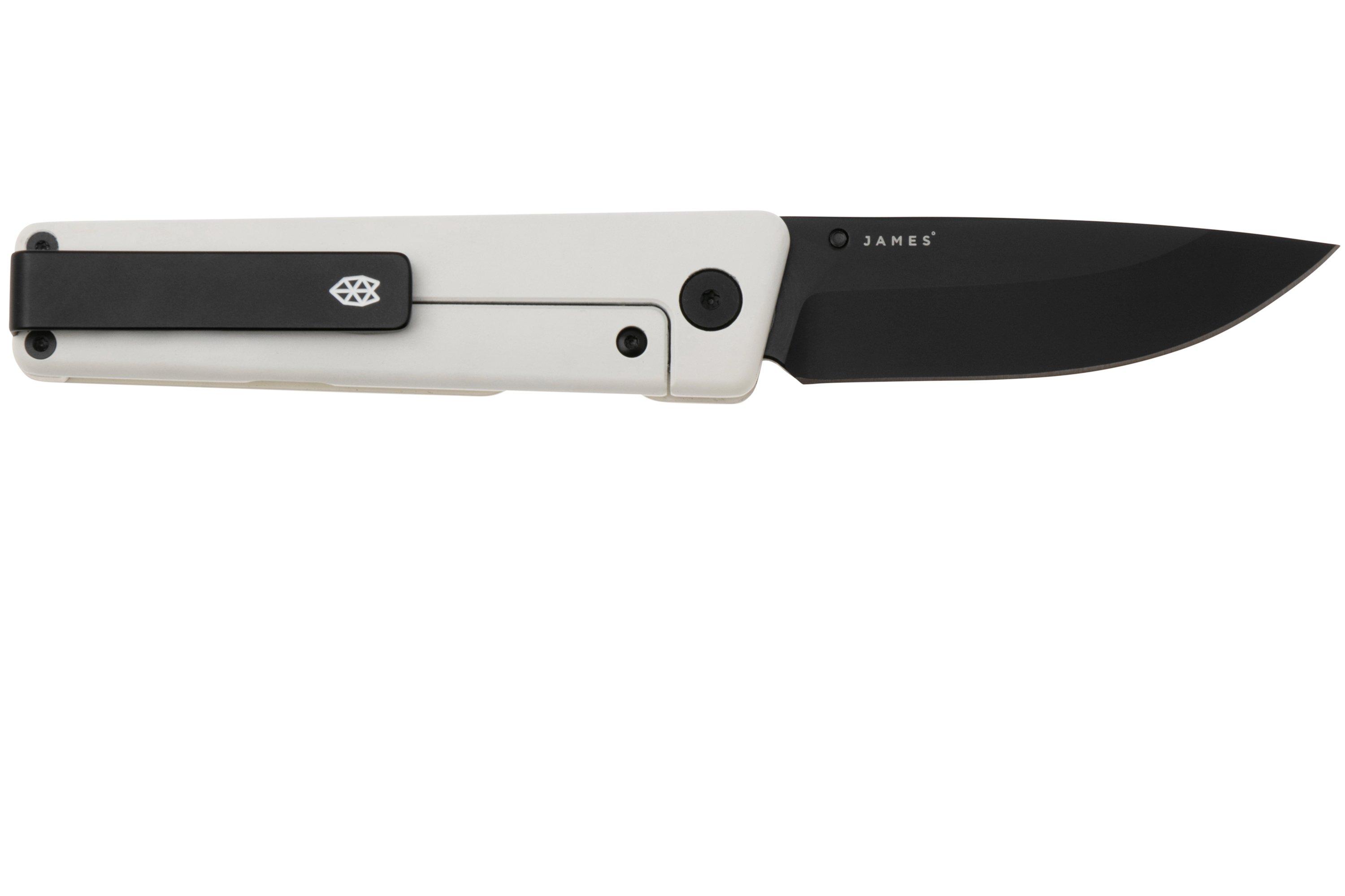 The James Brand The Chapter 2 KN127233-00 White Titanium, PVD Black CPM ...