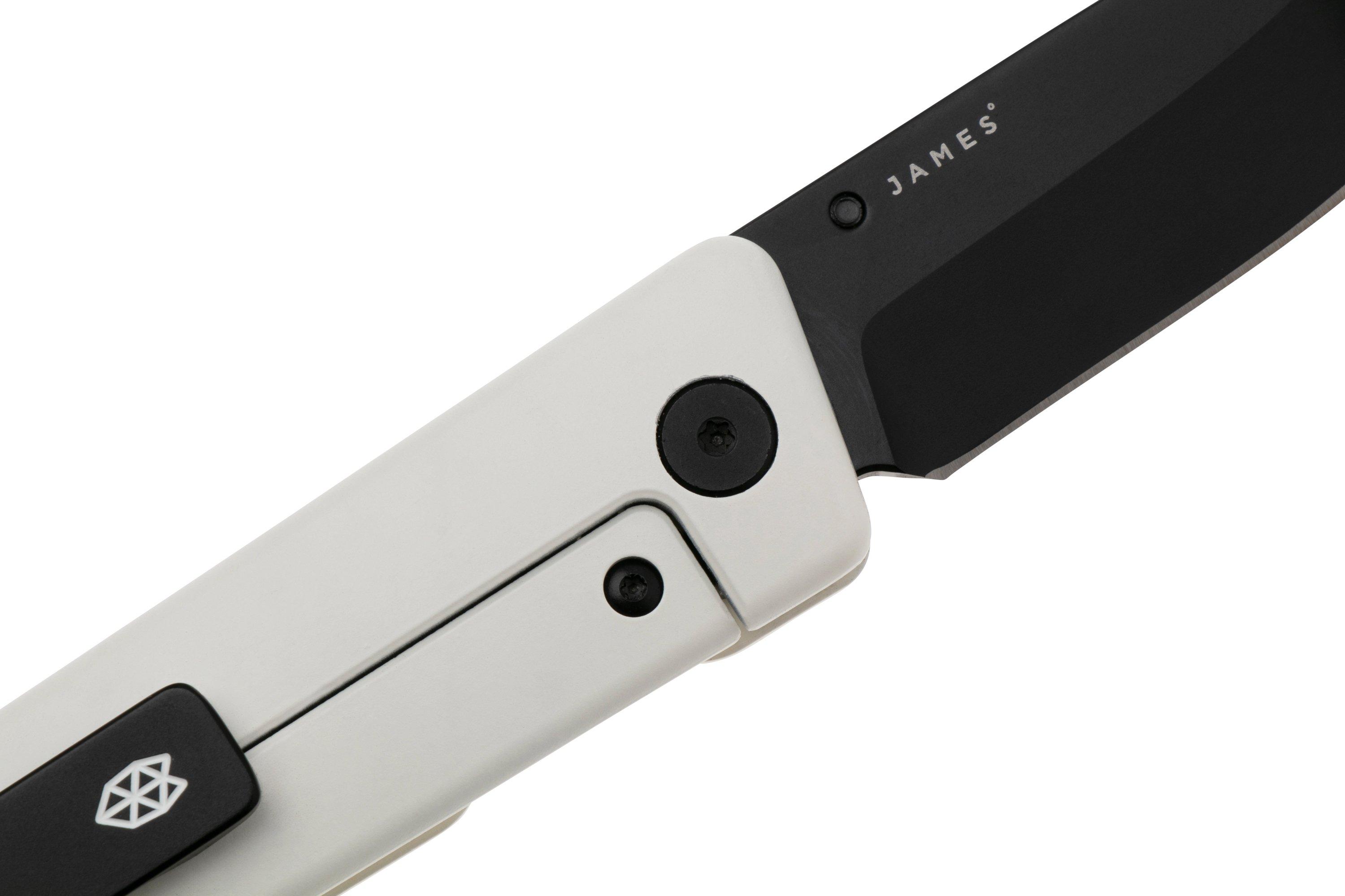 The James Brand The Chapter 2 KN127233-00 White Titanium, PVD Black CPM ...