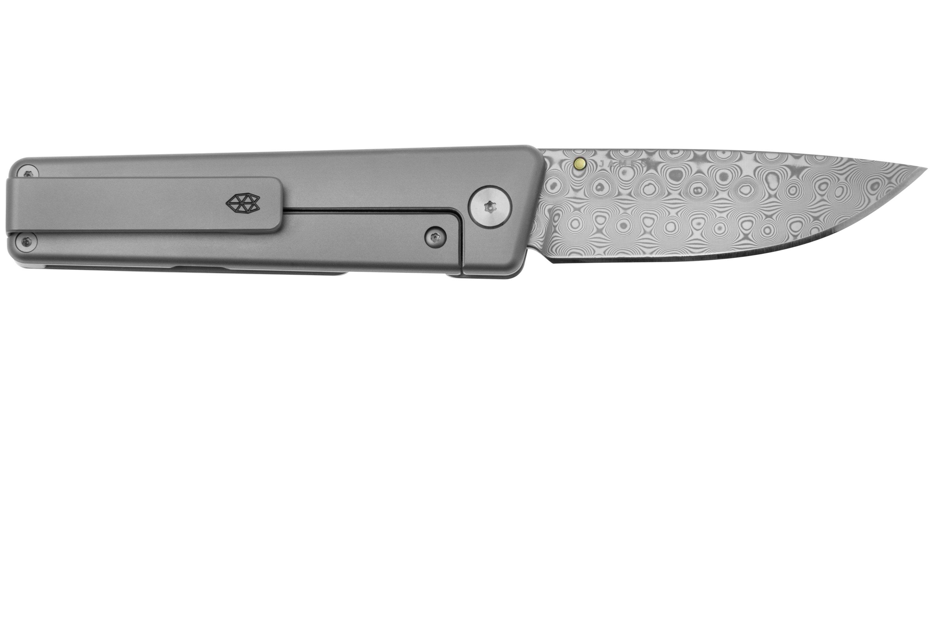 The James Brand The Chapter 2 KN127252-00 Grey Titanium, Damasteel ...