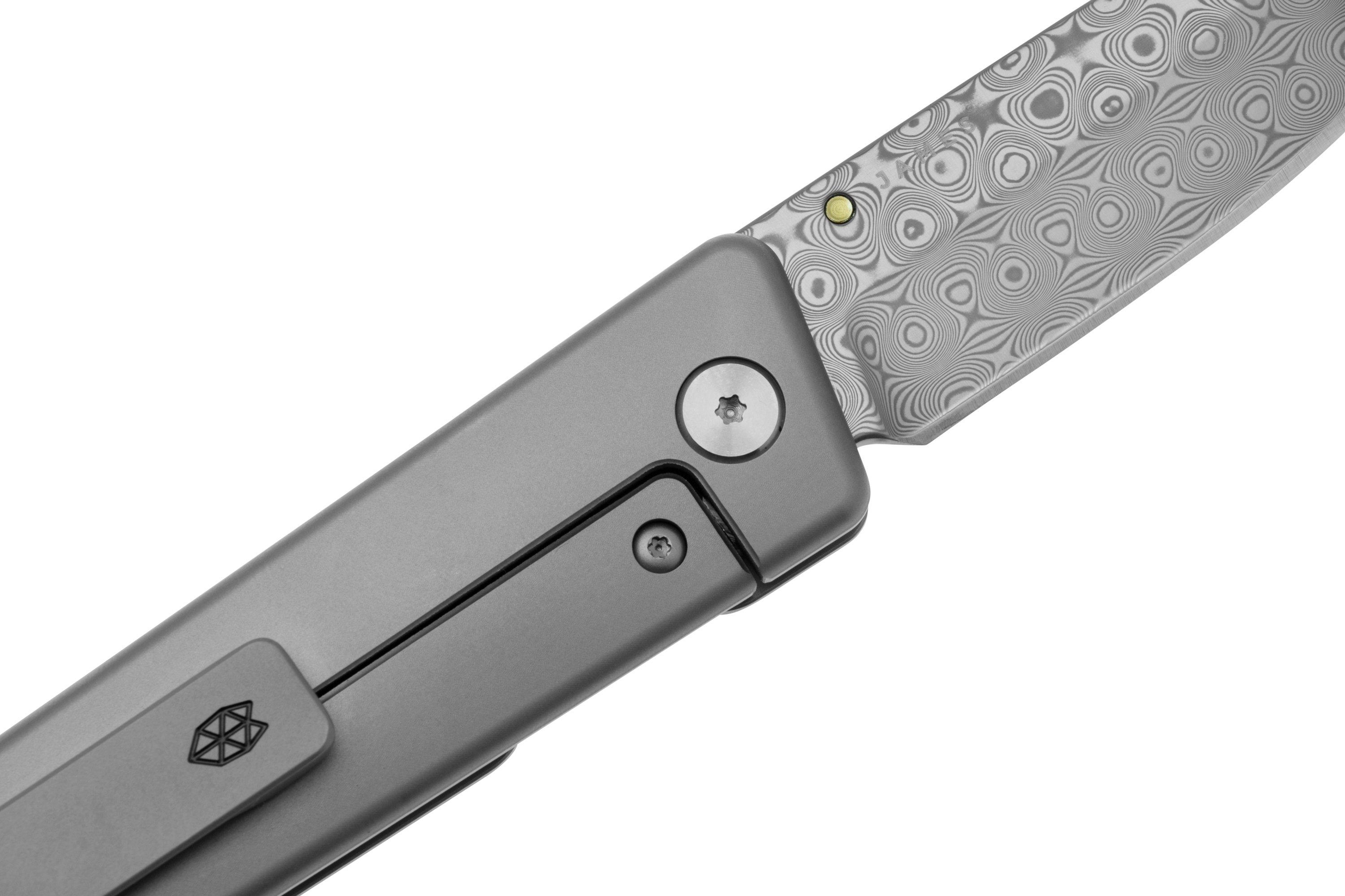 The James Brand The Chapter 2 KN127252-00 Grey Titanium, Damasteel ...