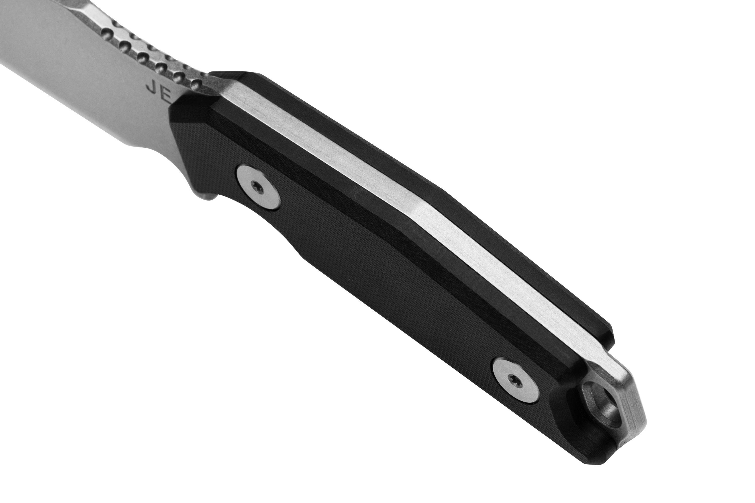 J.E. Made FlatHead Chisel Grind fixed knife | Advantageously shopping ...