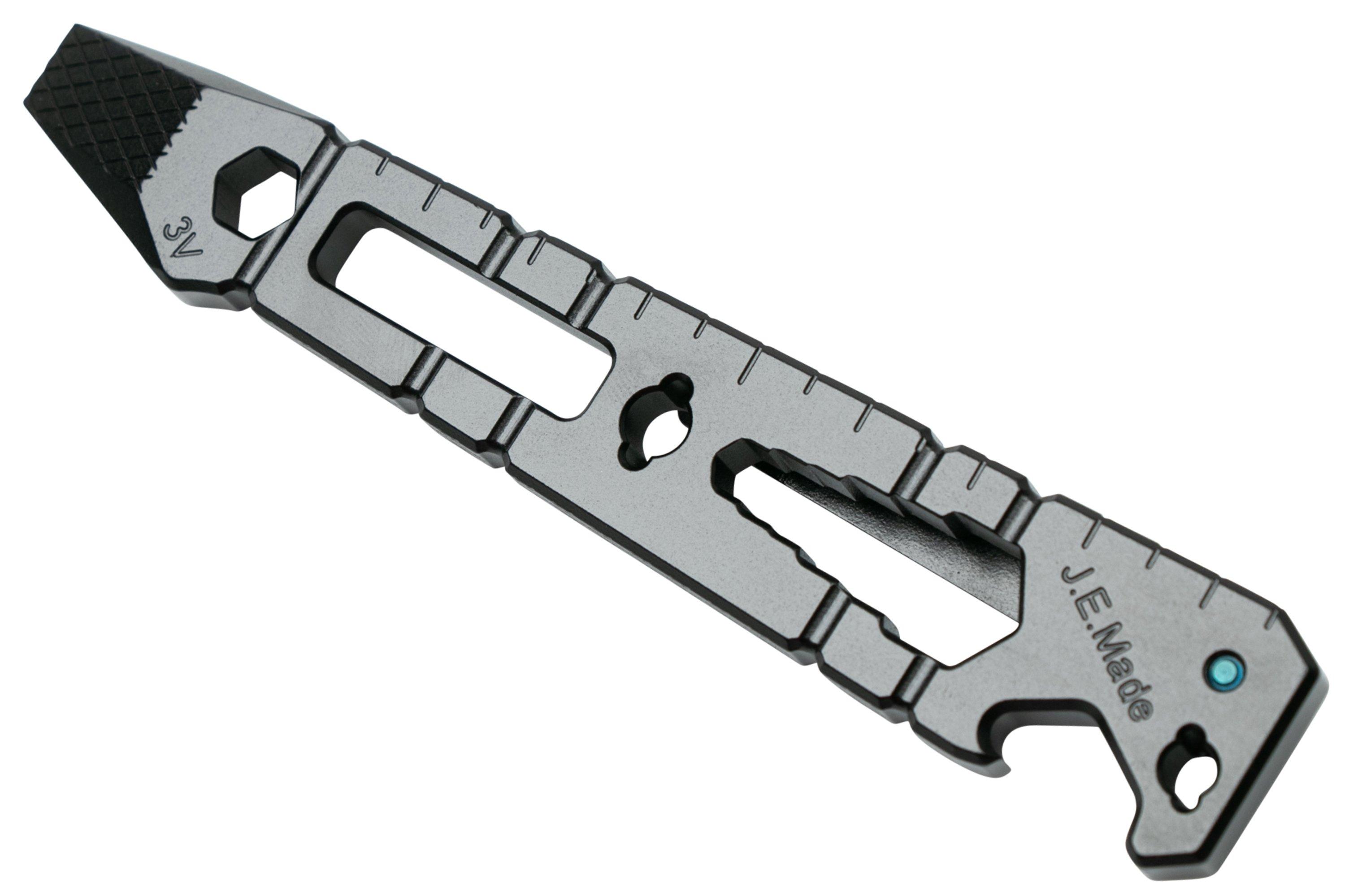 J.E. Made Mr.Frog II CPM 3V Black TiCN-Coating pry bar | Advantageously ...