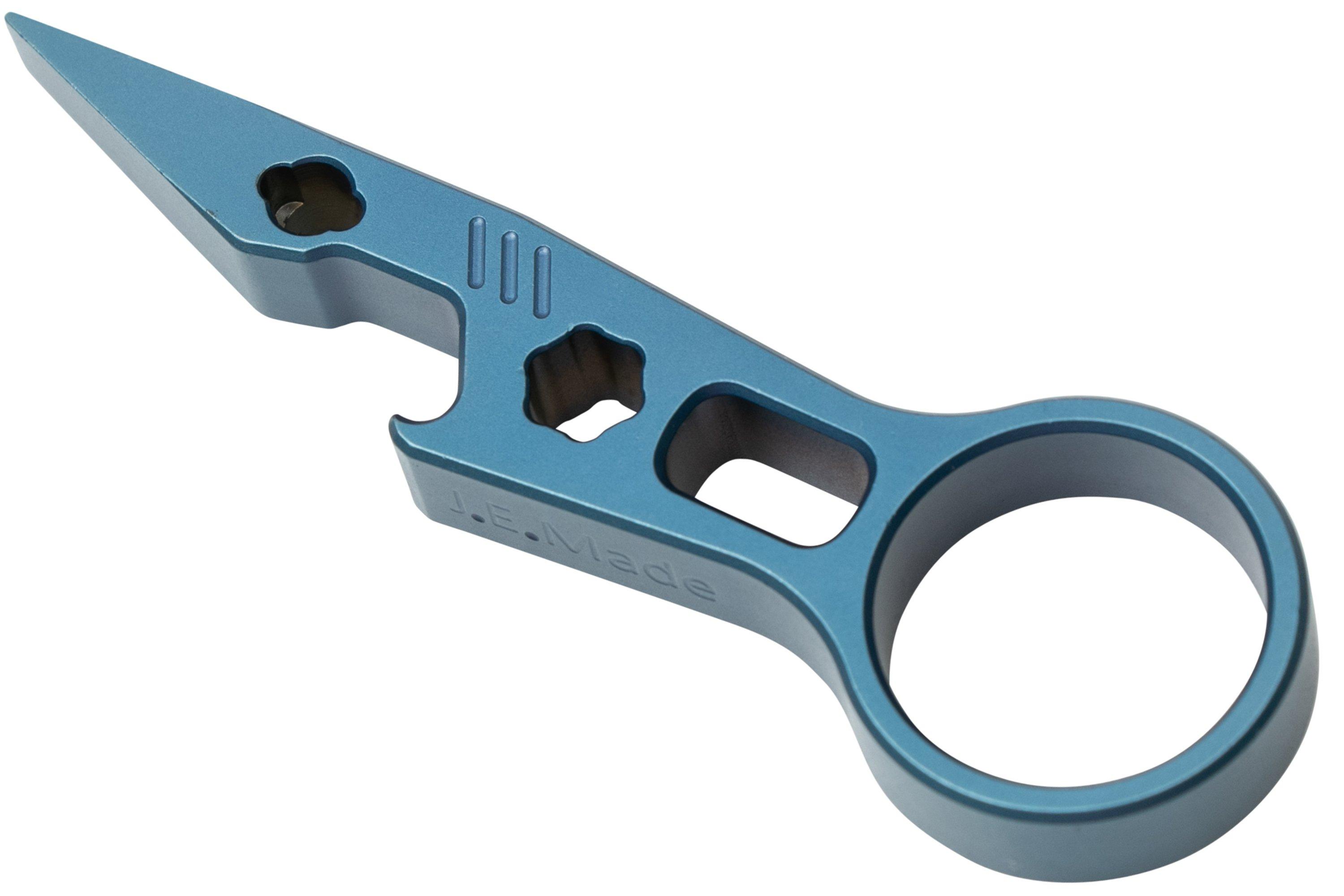 J.E. Made Shark III, DC53 Steel, Blue TiCN Coated prybar | Voordelig ...