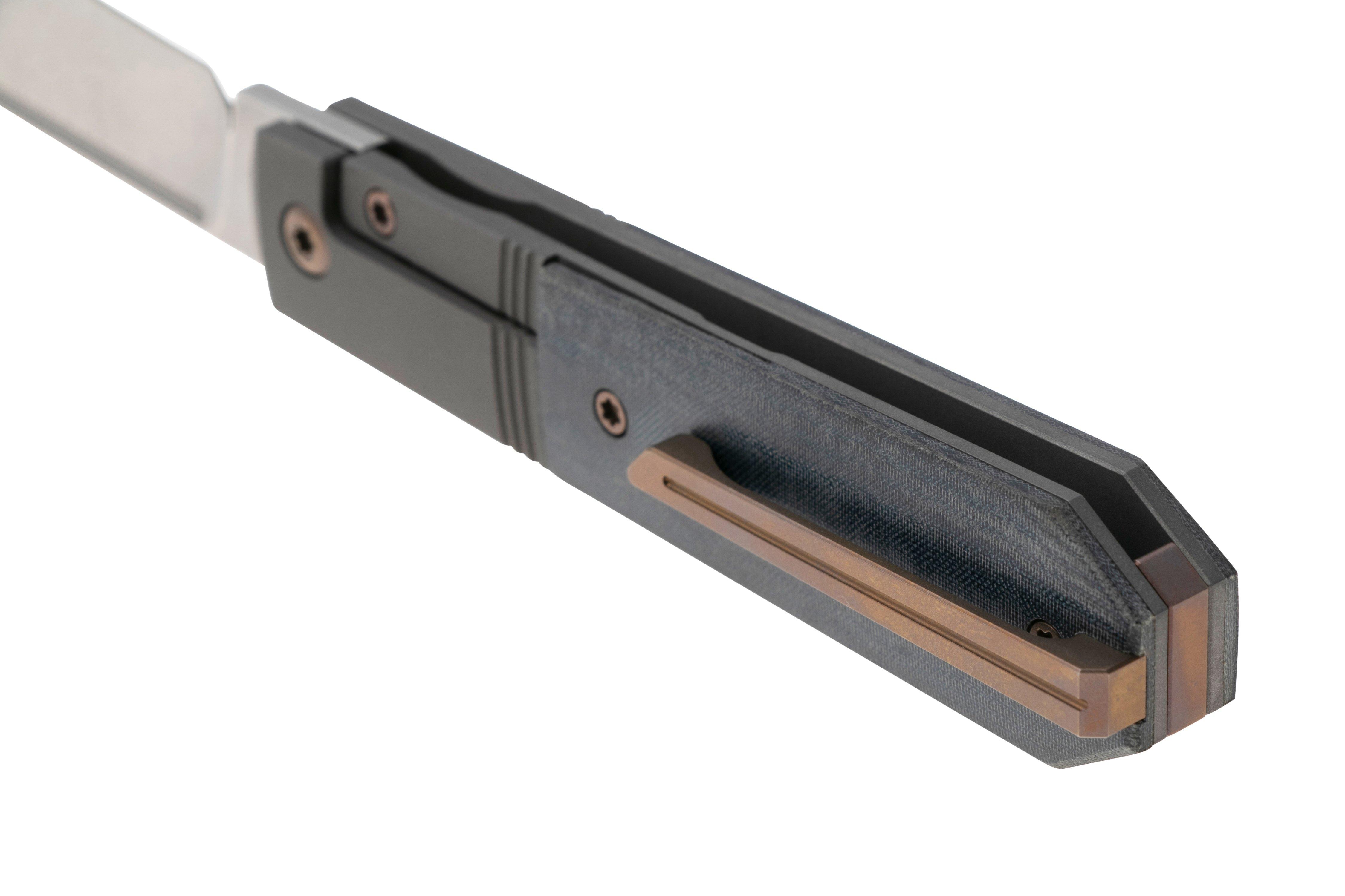 Jack Wolf After Hours Jack AFTER-02-LN-MC-BL Blue Linen Micarta ...