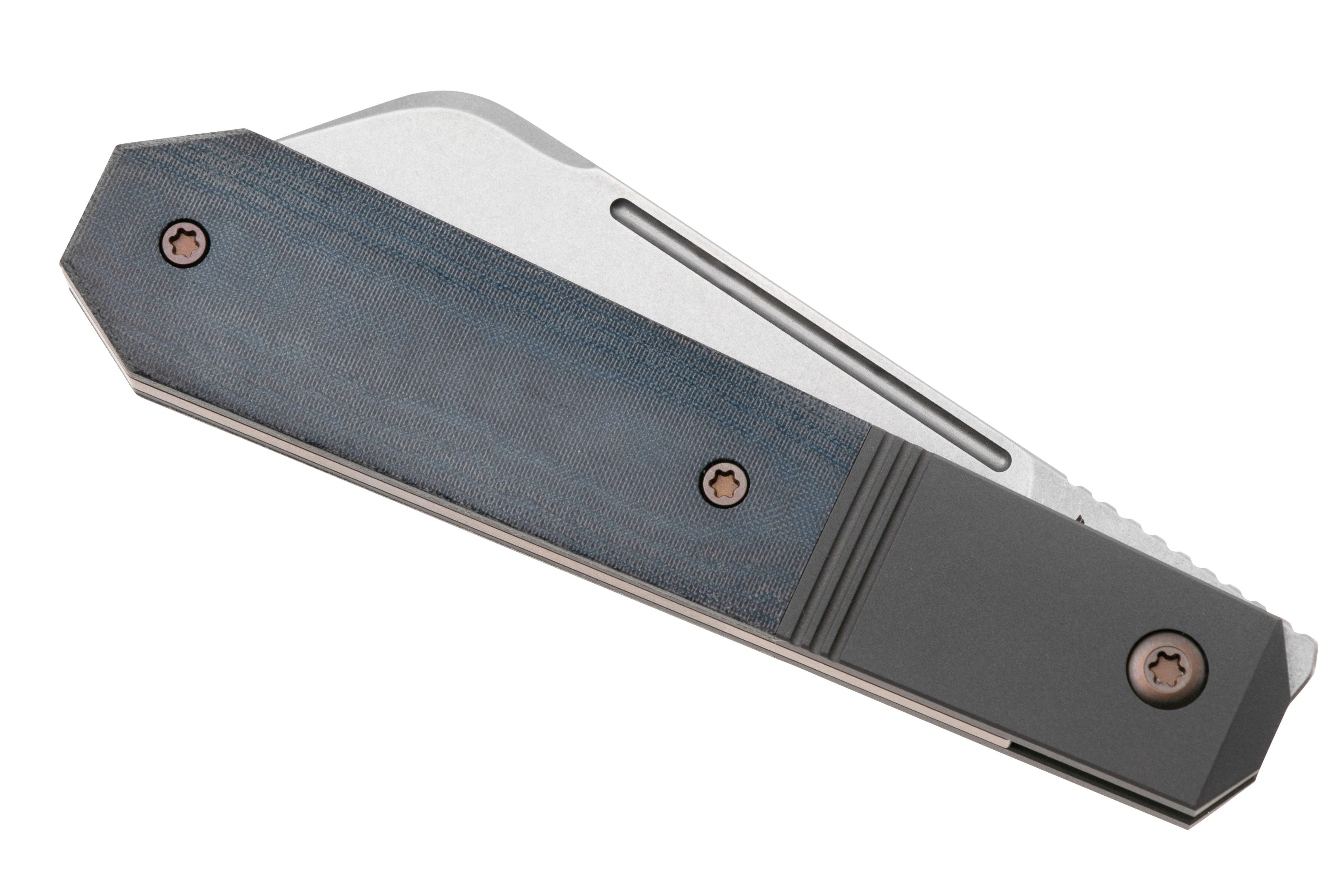 Jack Wolf After Hours Jack AFTER-02-LN-MC-BL Blue Linen Micarta ...