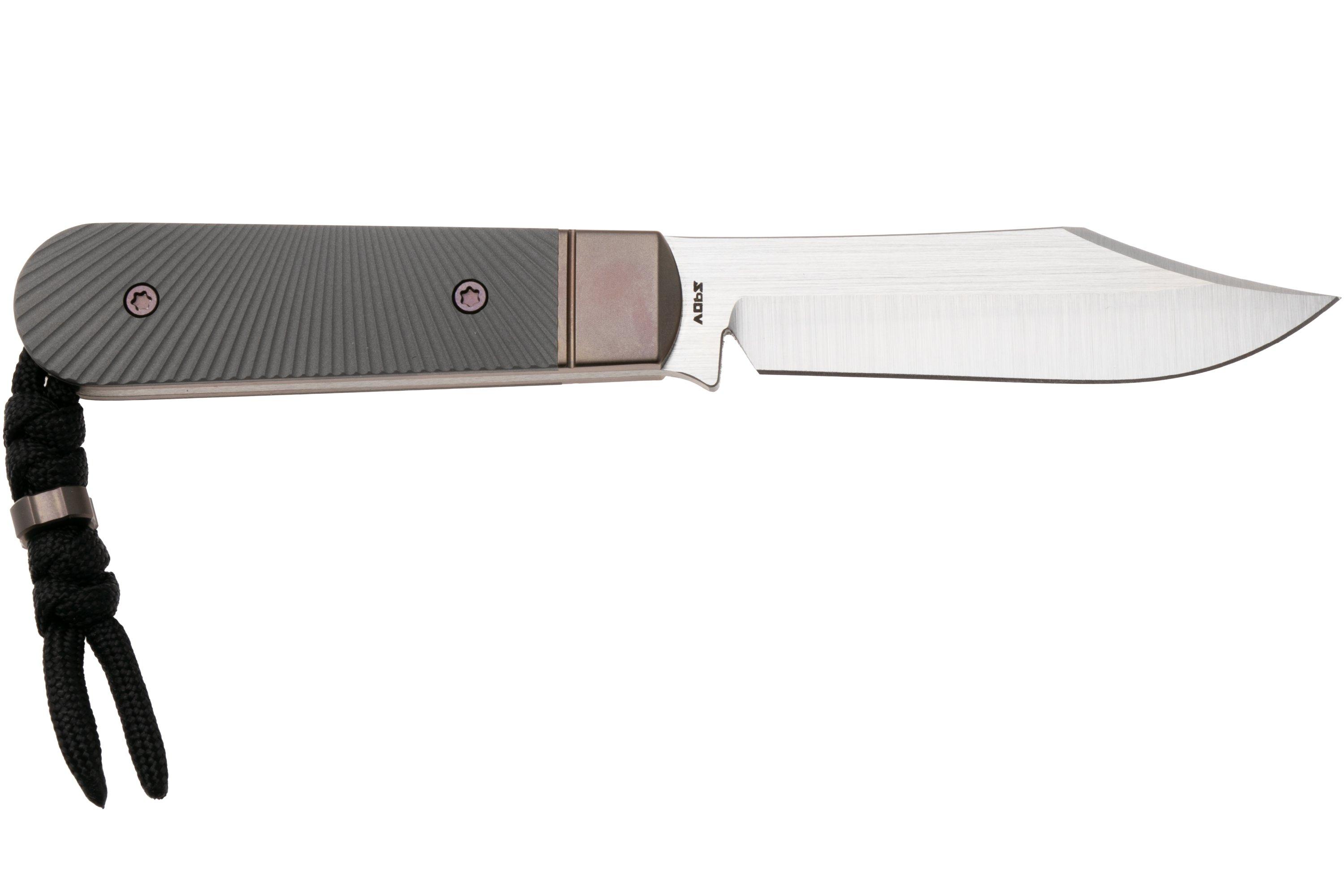 Jack Wolf Backwoods FIXedc BACKW-FX-01-TI-STAR Satin CPM S90V, Bronze ...
