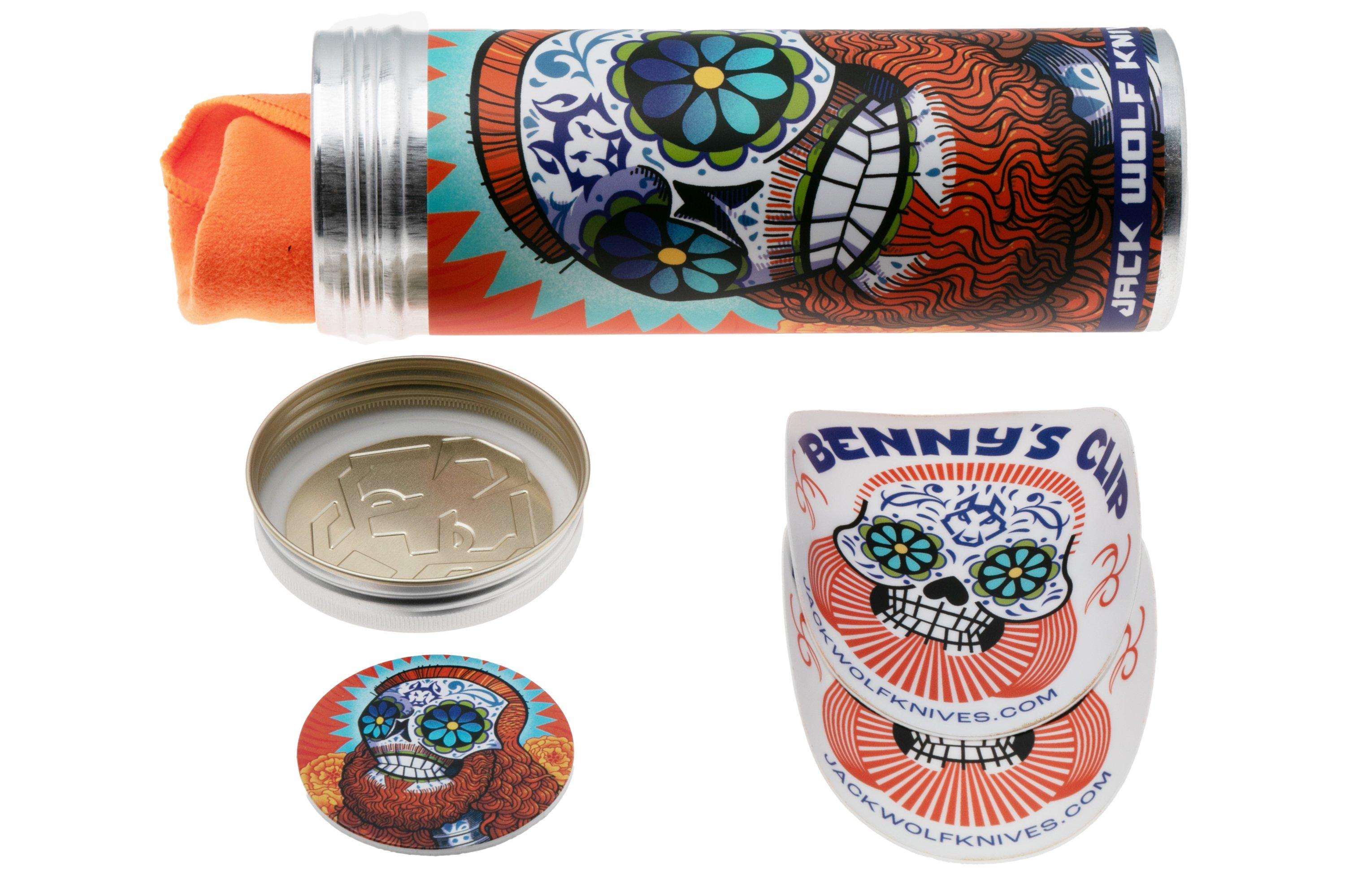 Jack Wolf Benny's Clip BENNY-02-DMR, S90V DLC, Fat Carbon Dark Matter ...