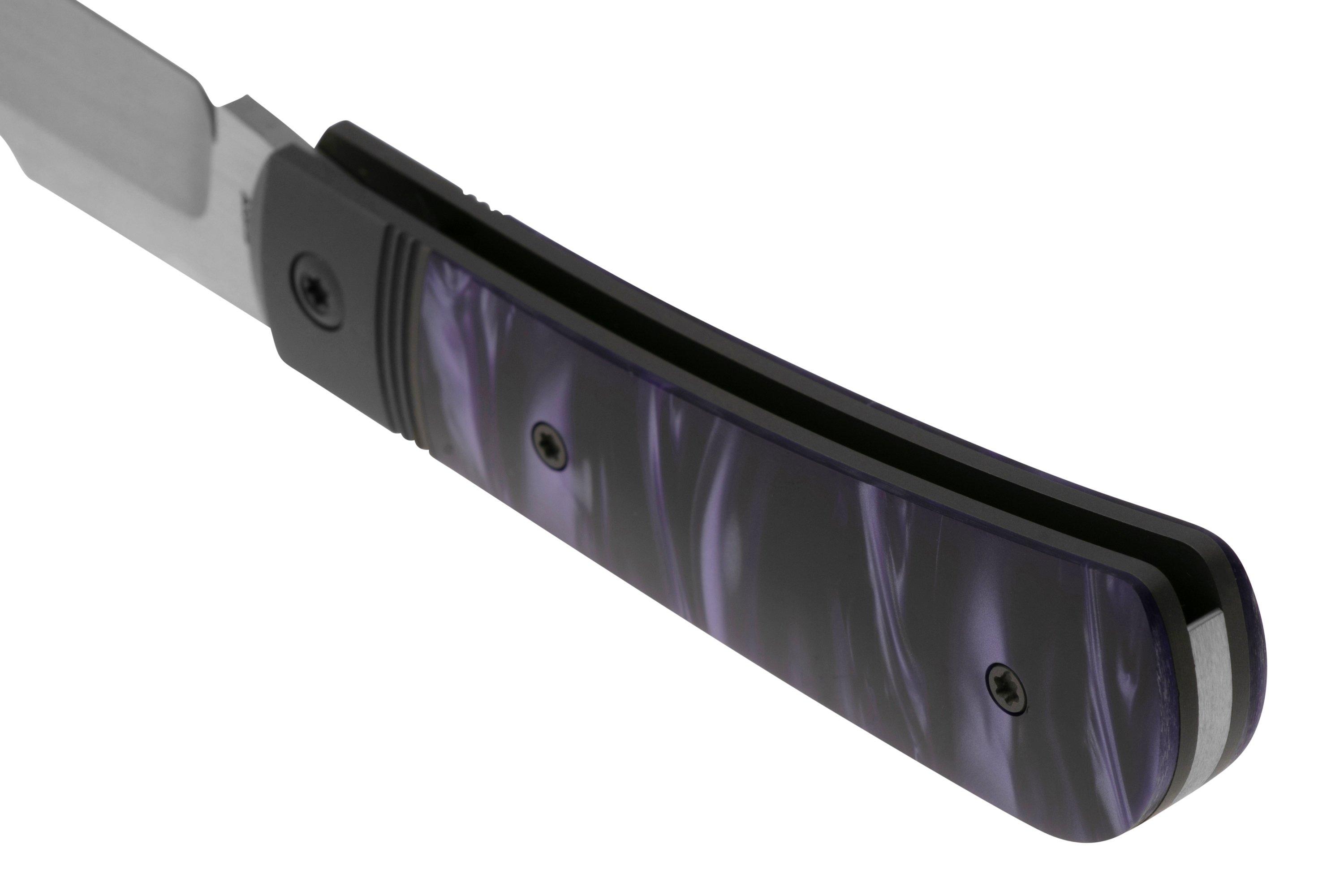 Jack Wolf Benny's Clip BENNY-02-KCP, Hand Satin S90V, Kirinite Cosmic Purple, Dark Blasted ...