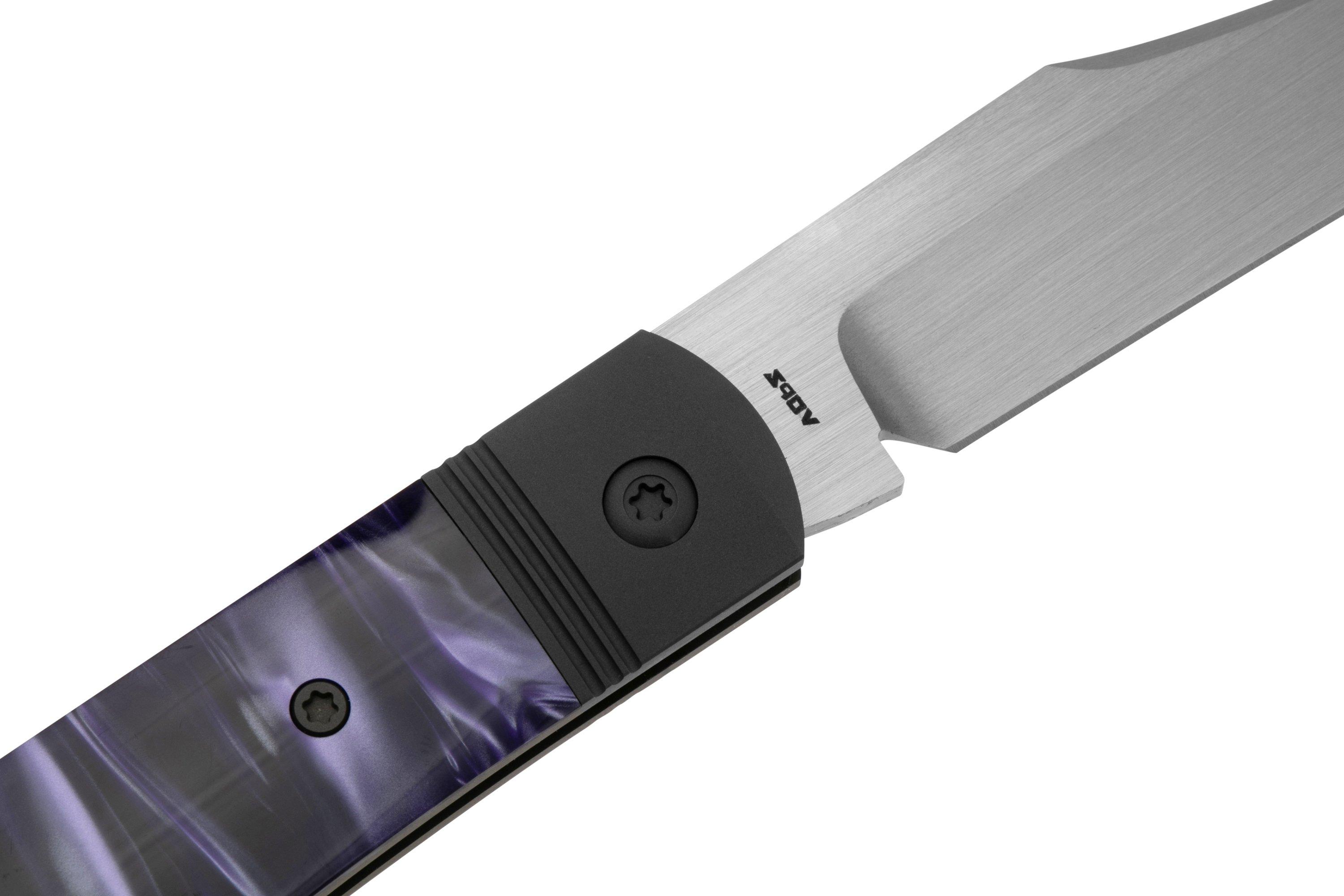 Jack Wolf Benny's Clip BENNY-02-KCP, Hand Satin S90V, Kirinite Cosmic Purple, Dark Blasted ...