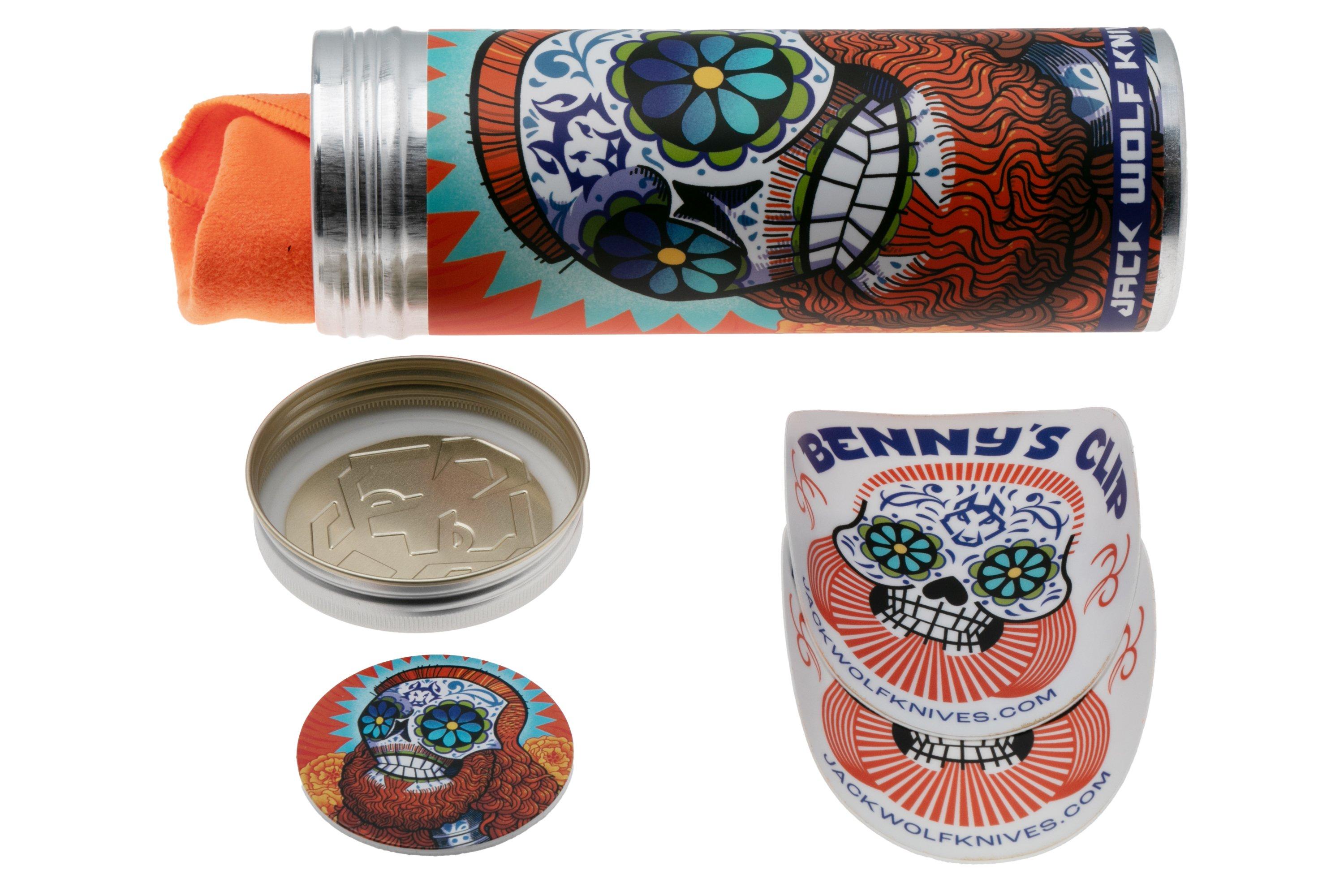 Jack Wolf Benny's Clip BENNY-02-KCP, Hand Satin S90V, Kirinite Cosmic ...