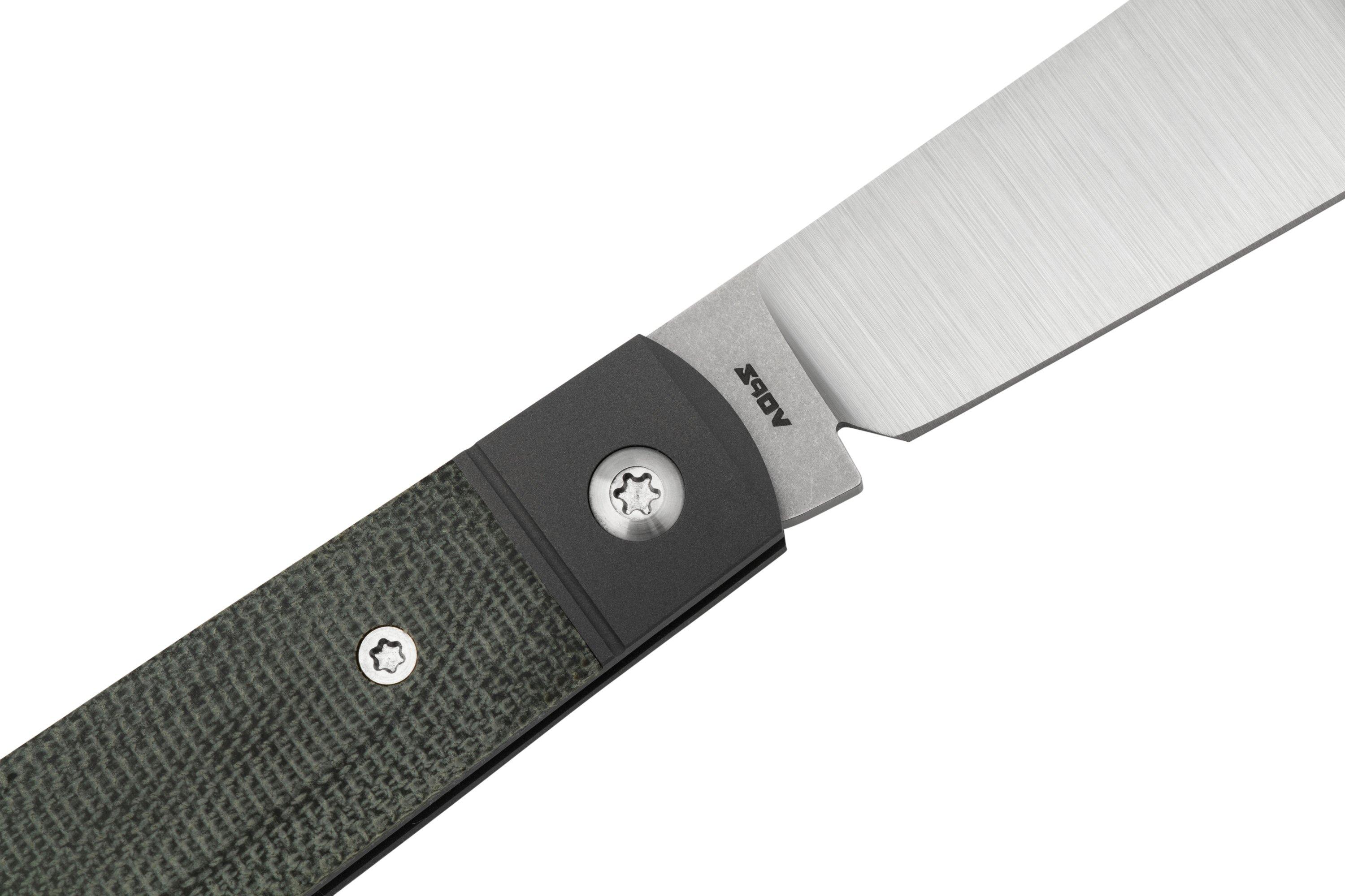 Jack Wolf Big Bro Jack BIGBR-01-BLK Canvas Micarta Black, coltello da ...