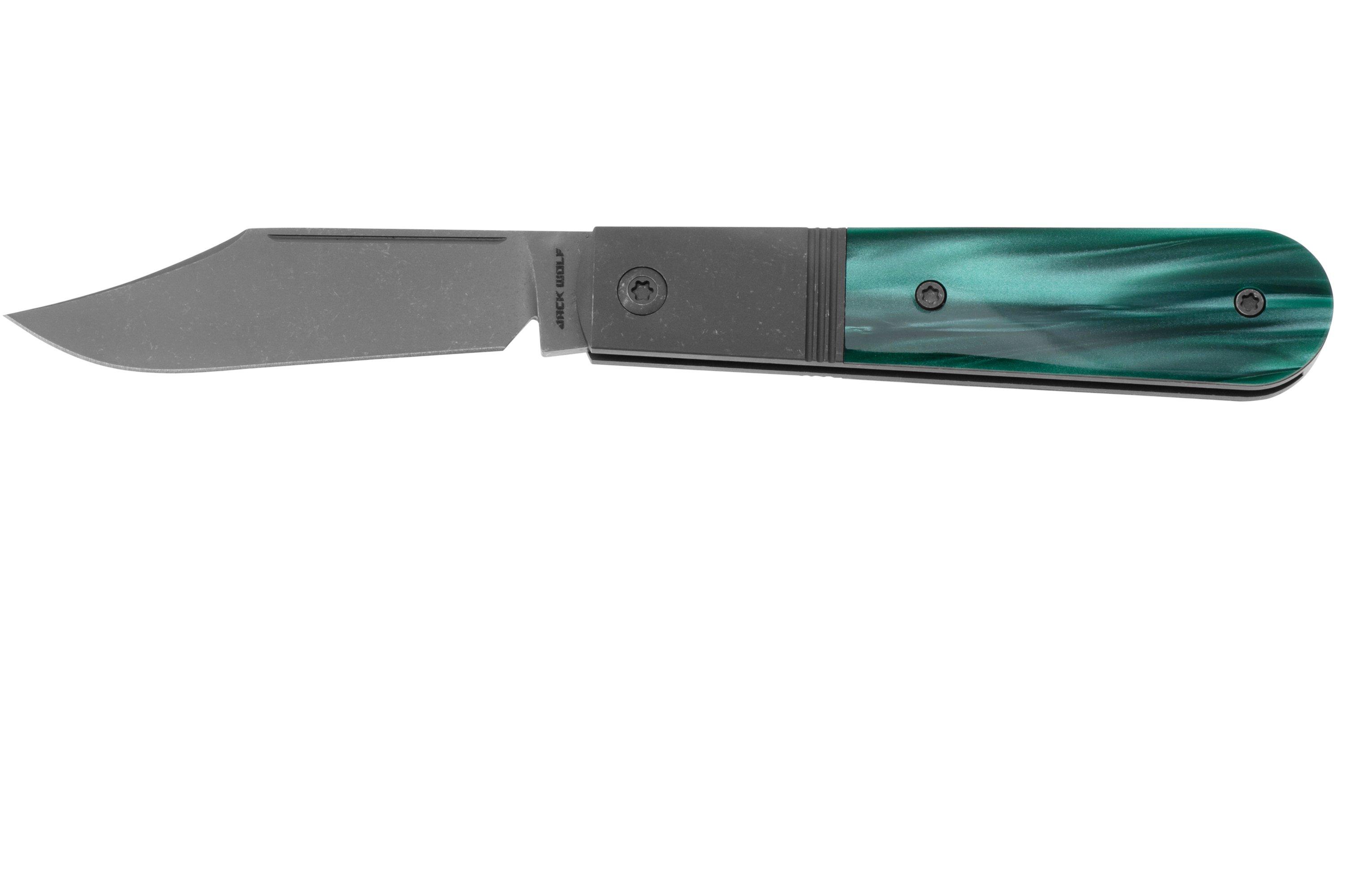 Jack Wolf Big Bro Jack BIGBR-02-KIR-OZ-GRN Kirinite Oz Green, couteau ...