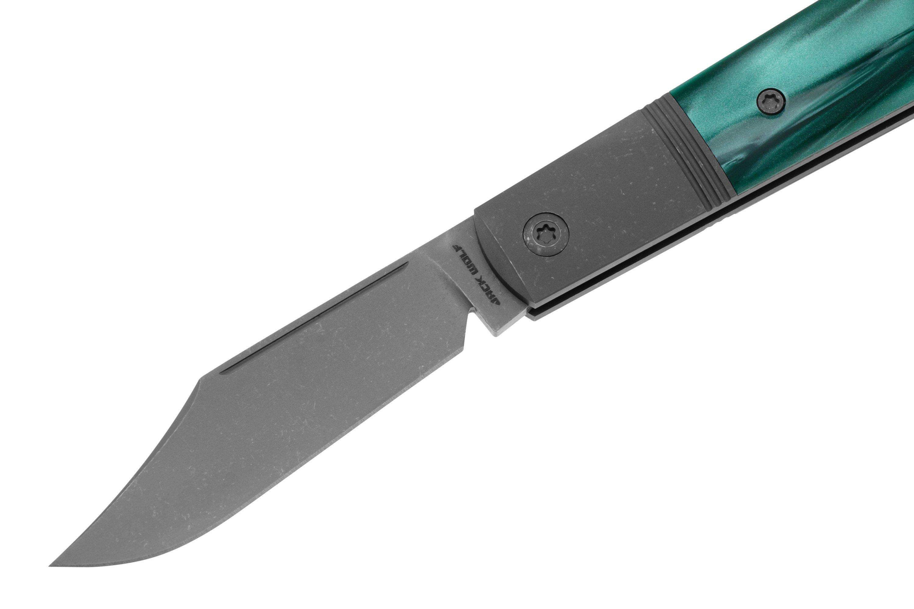 Jack Wolf Big Bro Jack BIGBR-02-KIR-OZ-GRN Kirinite Oz Green, couteau ...