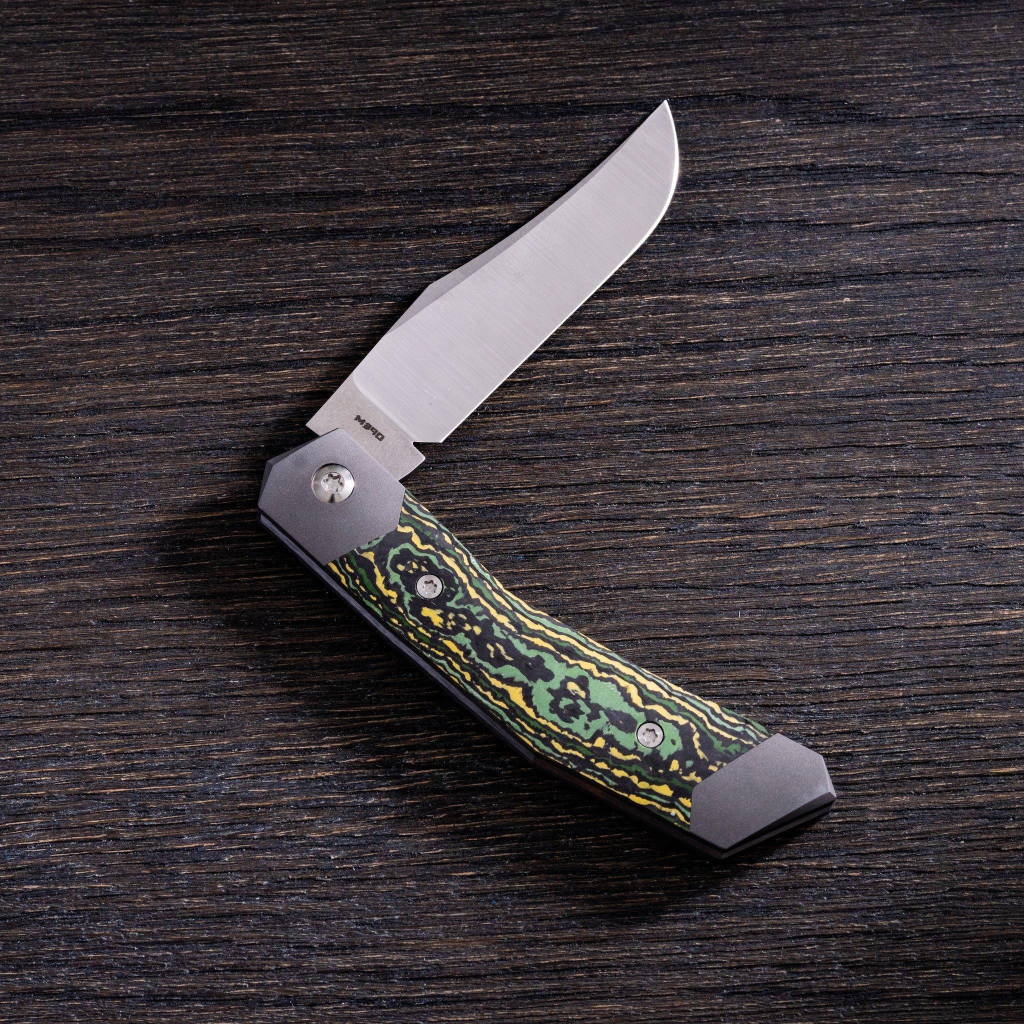 Jack Wolf Cyborg Jack CYBO-01-CTS Fat Carbon Toxic Storm, Slipjoint ...