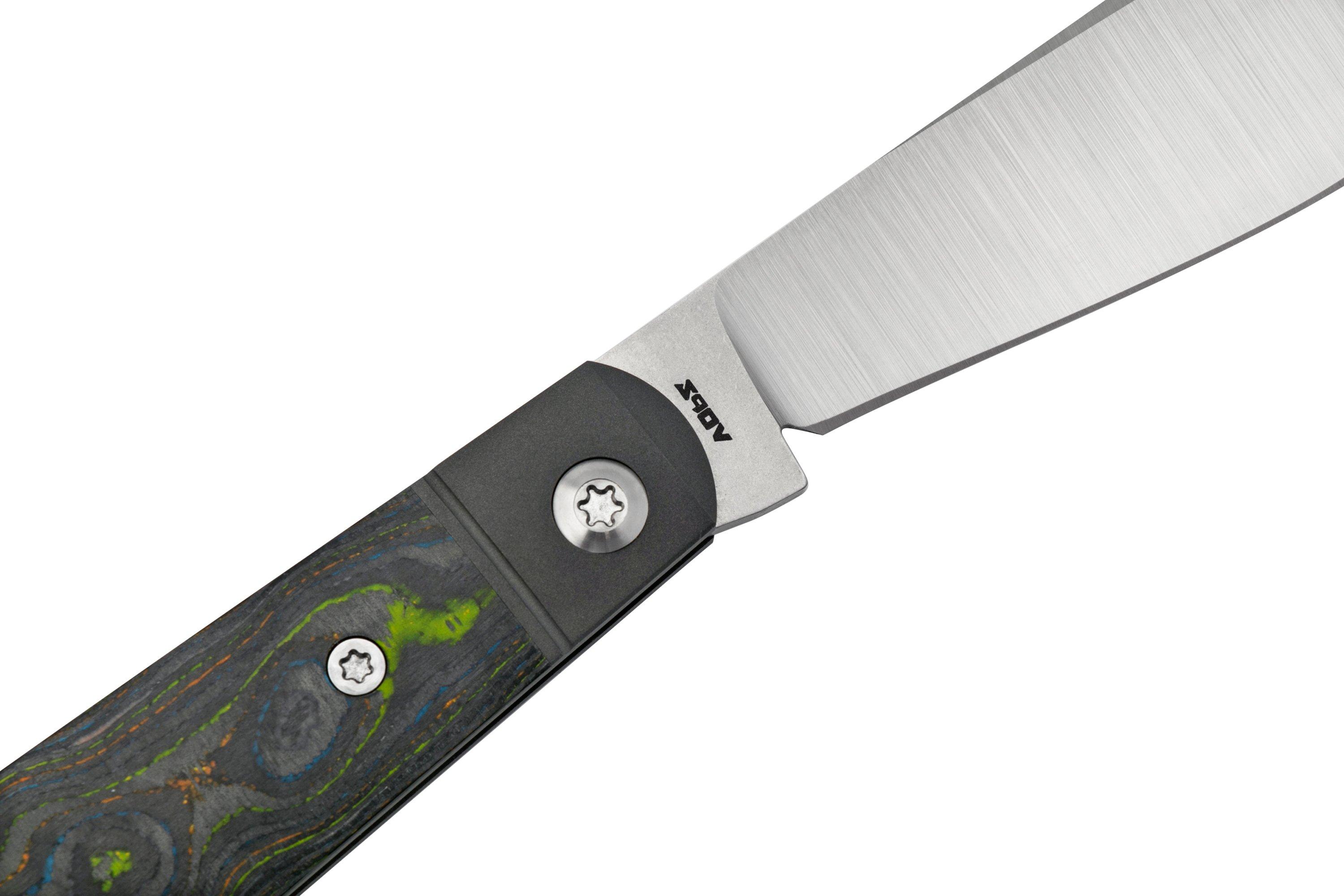 Jack Wolf Low Drag Jack DRAG-01-CC80, Camo Carbon 80s, slipjoint pocket ...