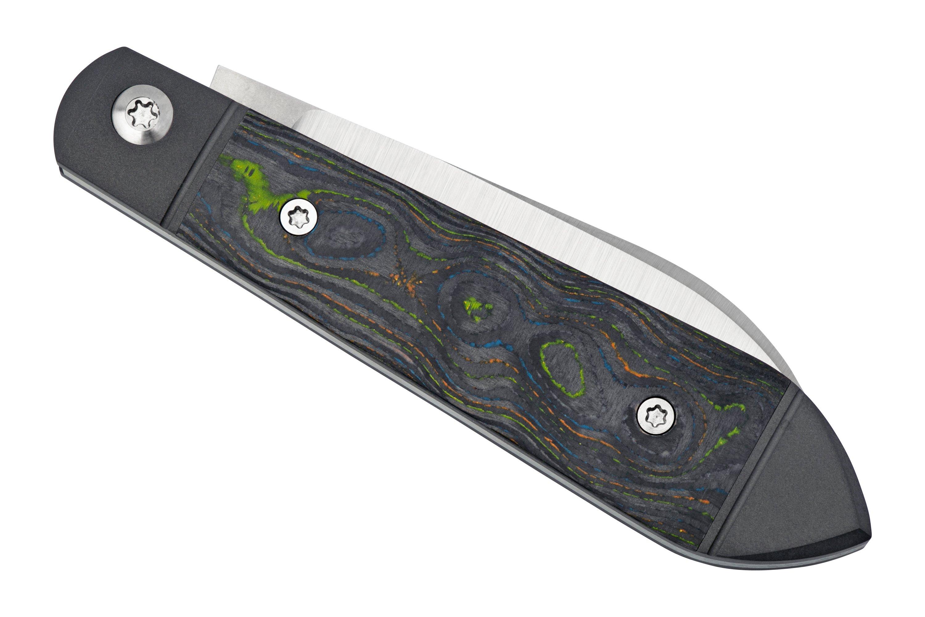 Jack Wolf Low Drag Jack DRAG-01-CC80, Camo Carbon 80s, slipjoint pocket ...