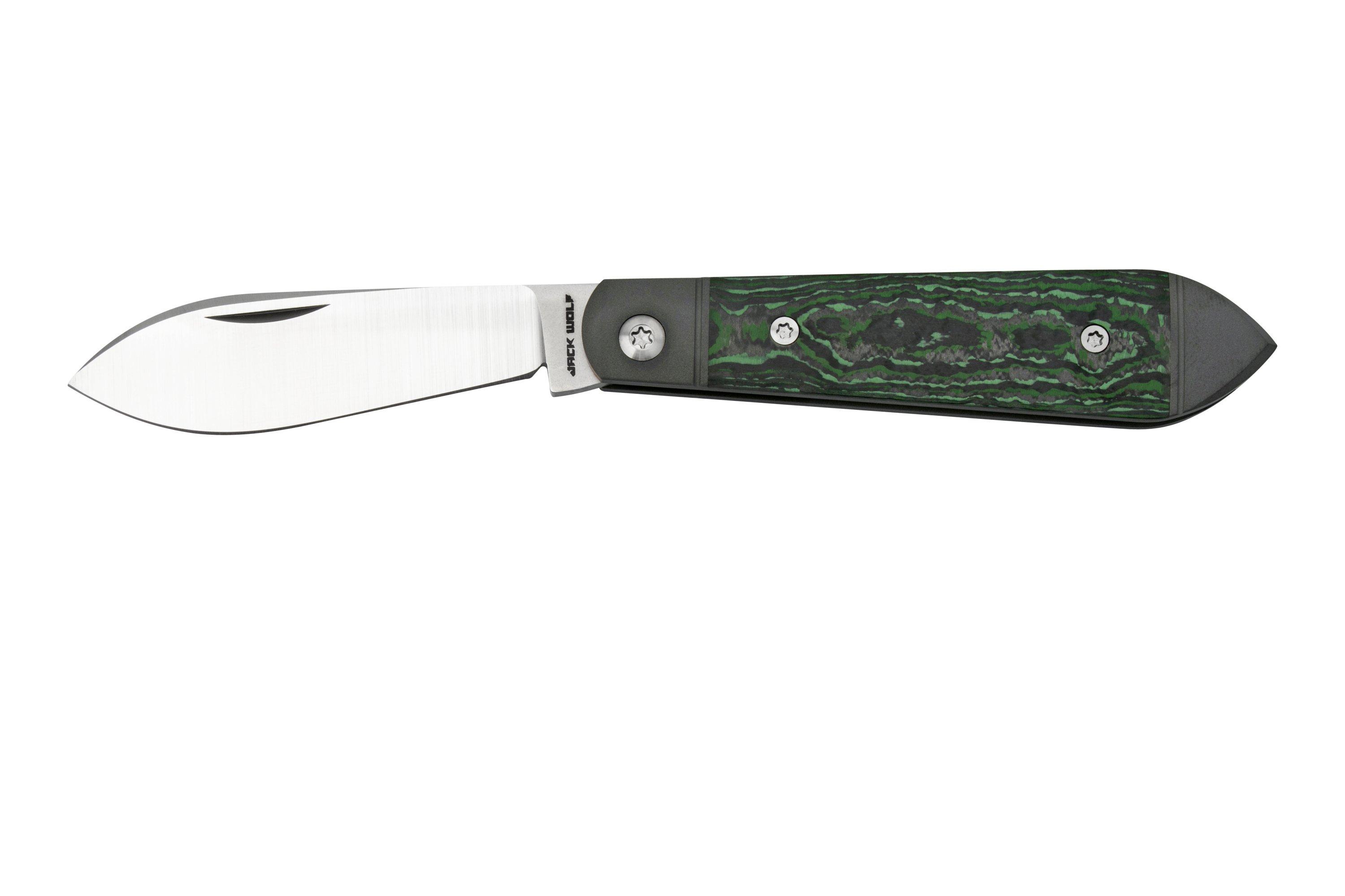 Jack Wolf Low Drag Jack DRAG-01-CJW, Fat Carbon Jungle Wear, slipjoint ...