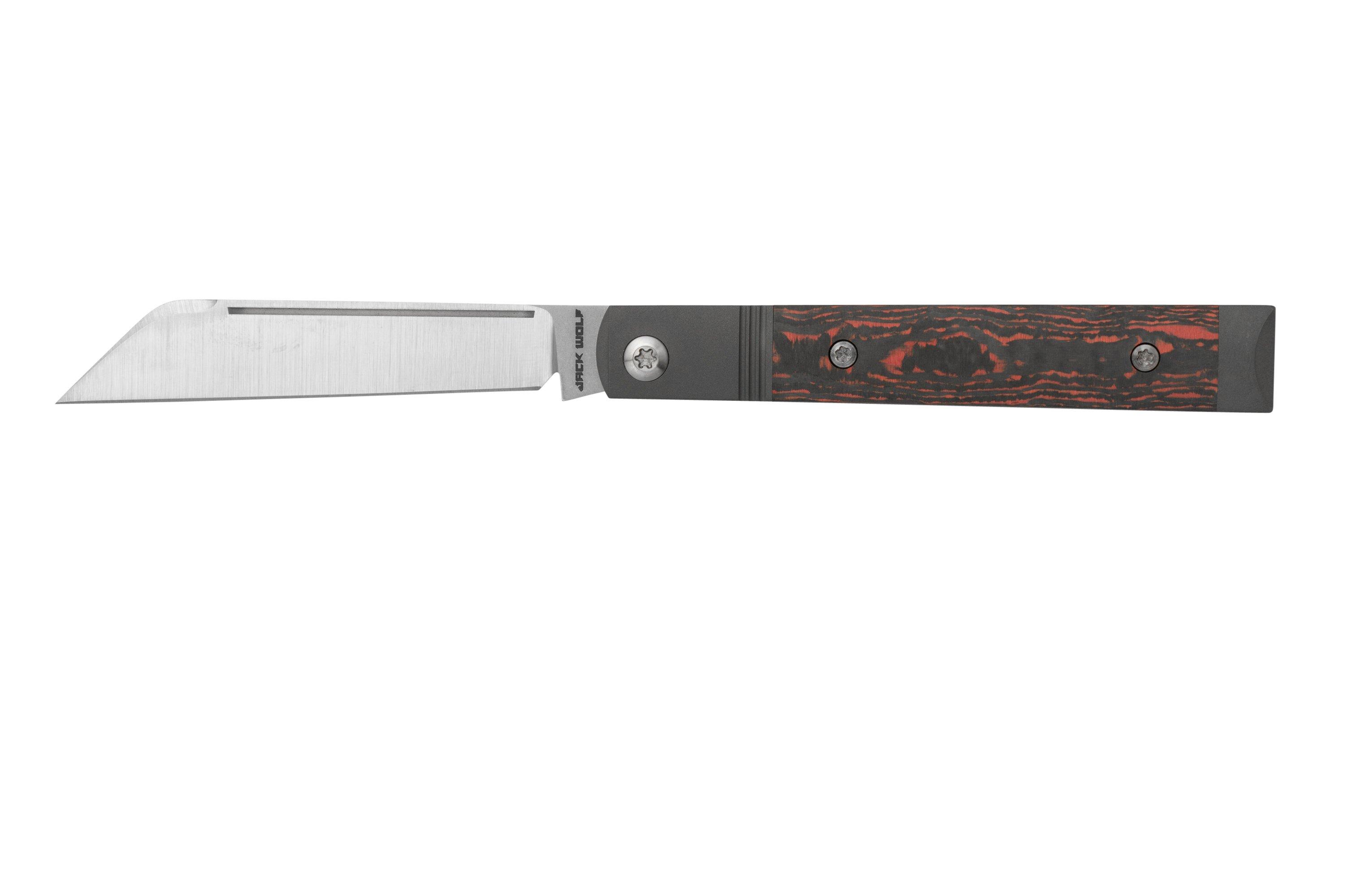 k Wolf Feelgood Jack FEELG-01-FCLF Fat Carbon Lava Flow, coltello da ...