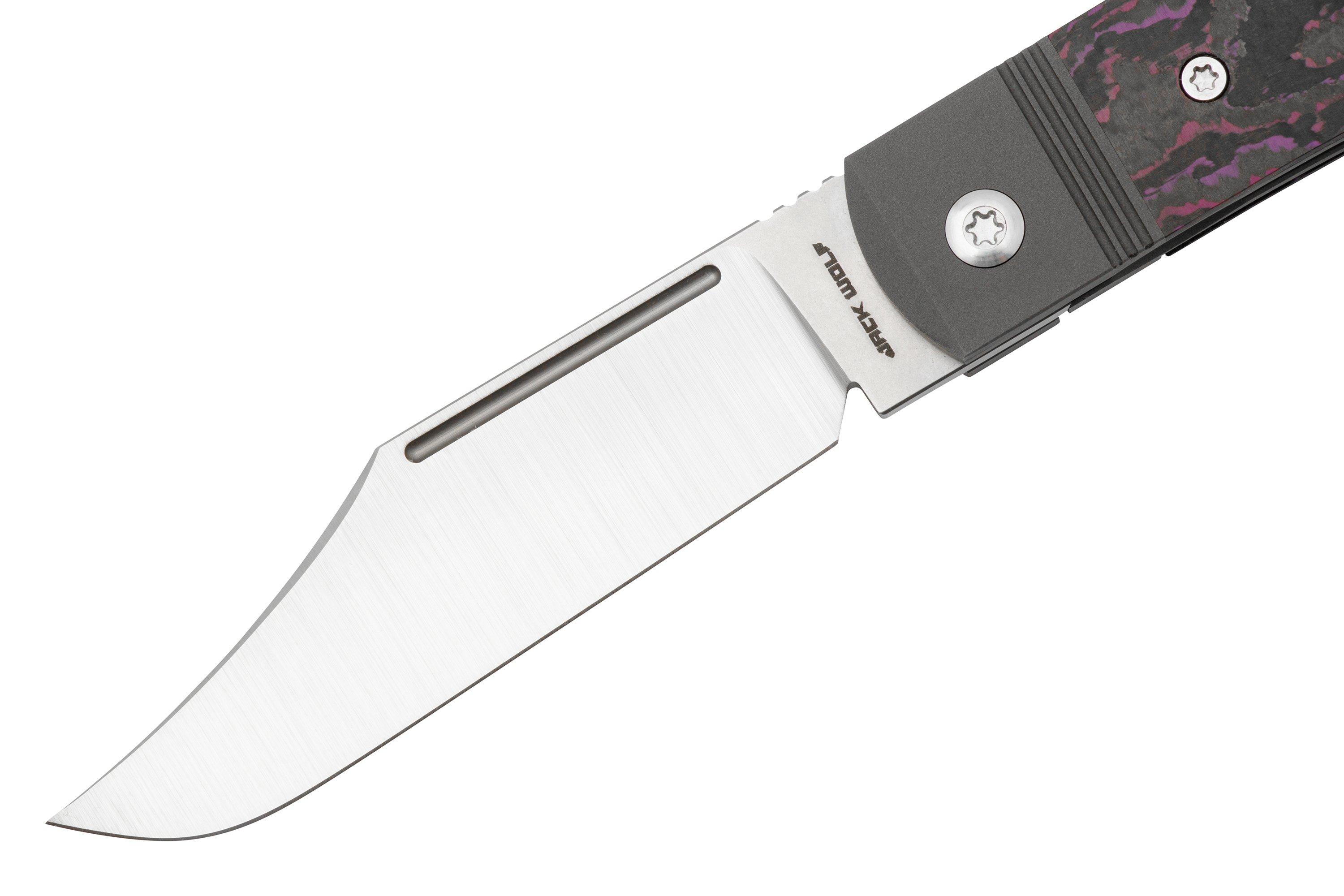 Jack Wolf Gunslinger Jack GUNS-01-FCPH Fat Carbon Purple Haze, navalha ...