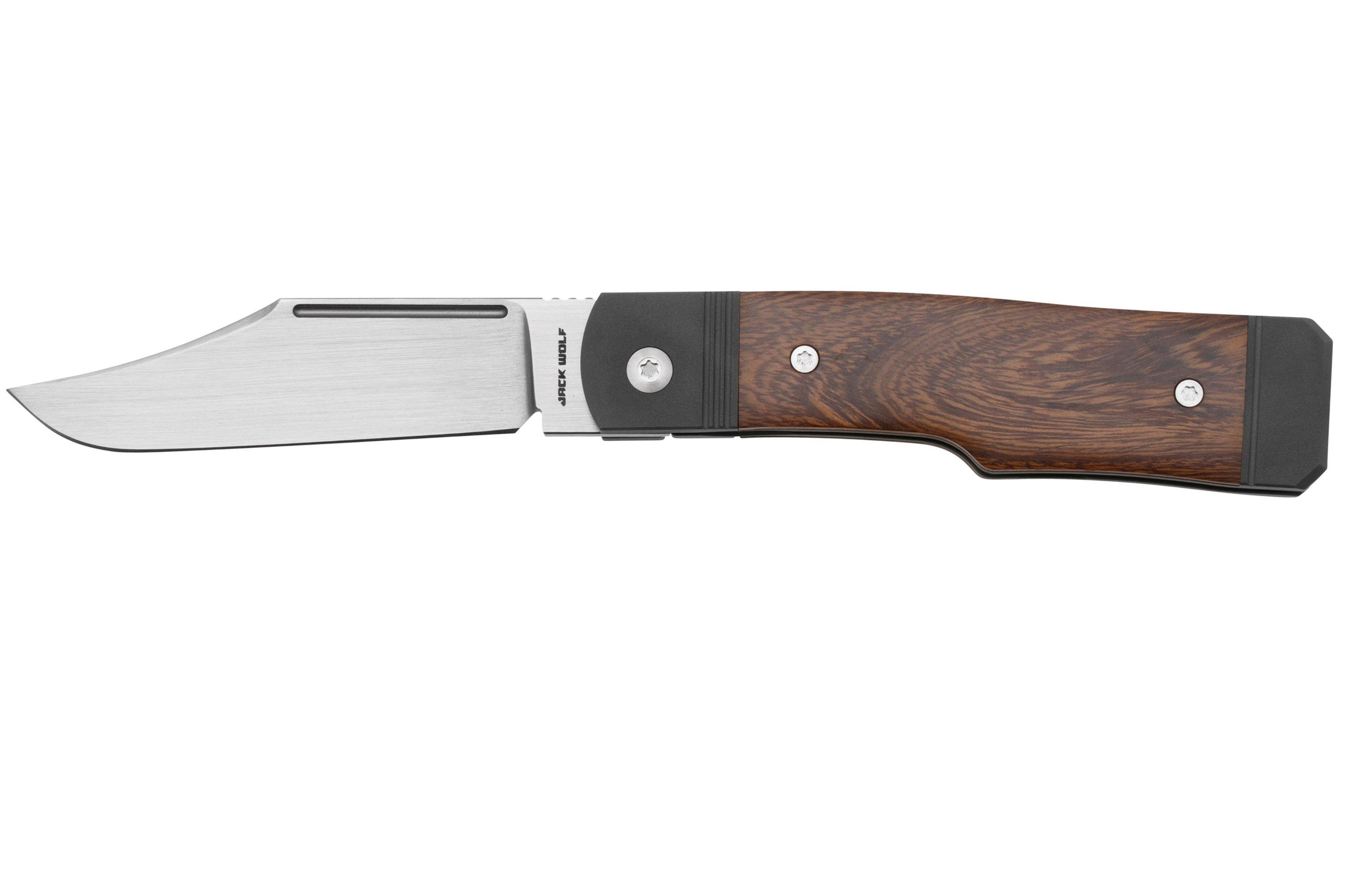 Jack Wolf Gunslinger Jack GUNS-022-IRW Ironwood, pocket knife ...