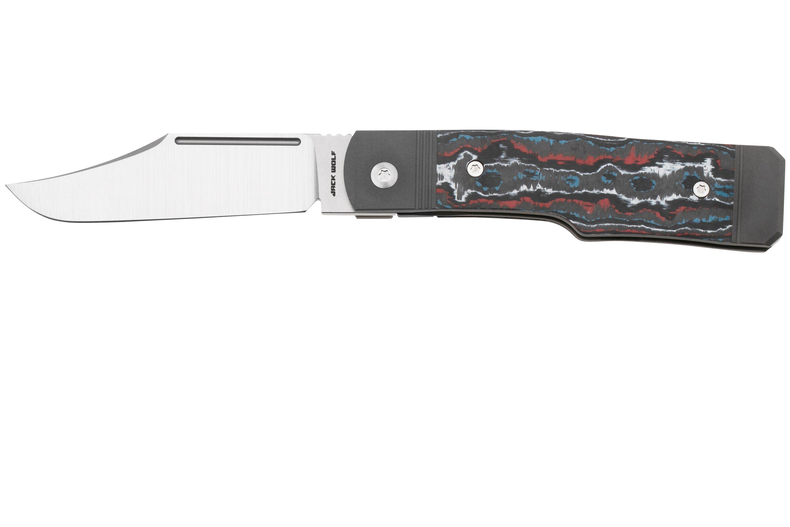 Jack Wolf Gunslinger Jack GUNS-022-NEB Fat Carbon Nebula, pocket knife ...