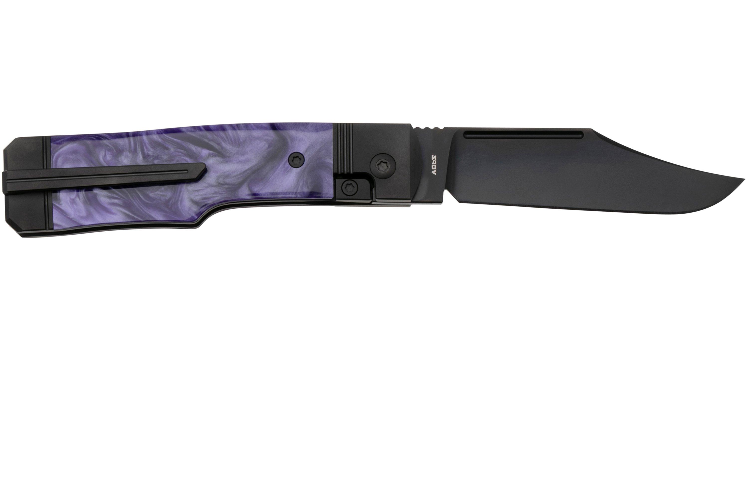Jack Wolf Gunslinger Jack GUNS-022-PUR Kirinite Purple, navalha ...
