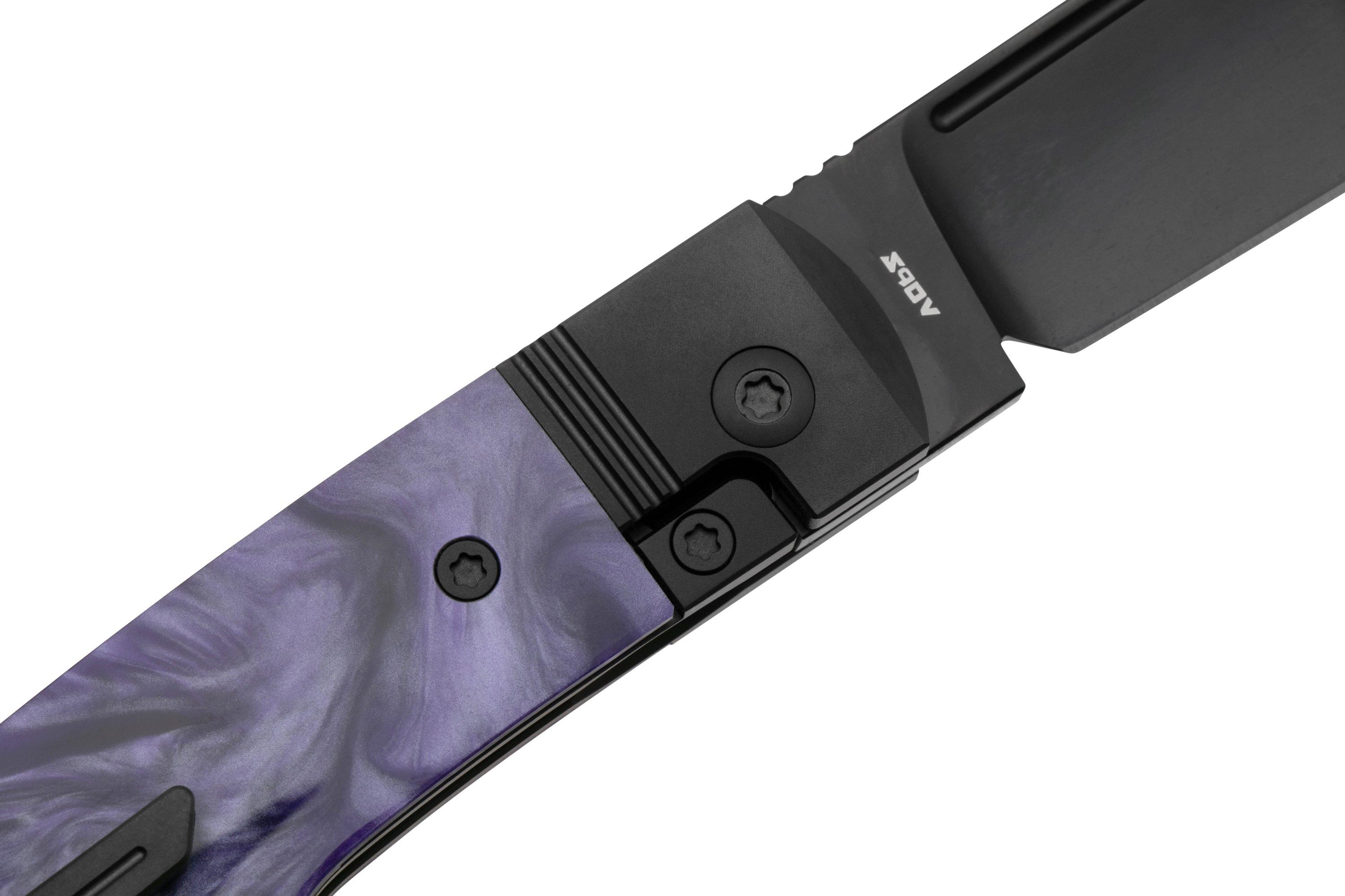 Jack Wolf Gunslinger Jack GUNS-022-PUR Kirinite Purple, pocket knife ...
