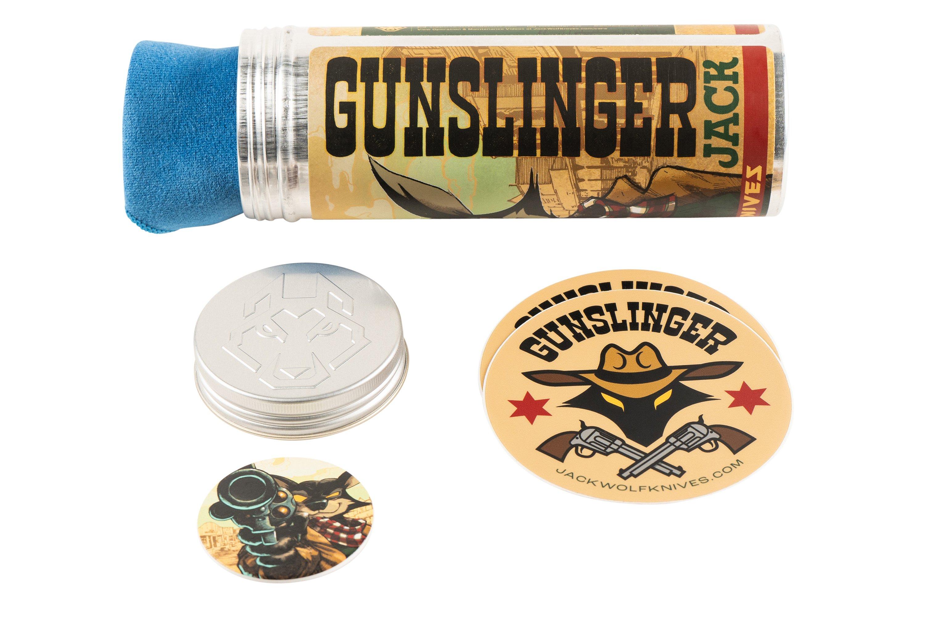 Jack Wolf Gunslinger Jack GUNS-022-PUR Kirinite Purple, pocket knife ...