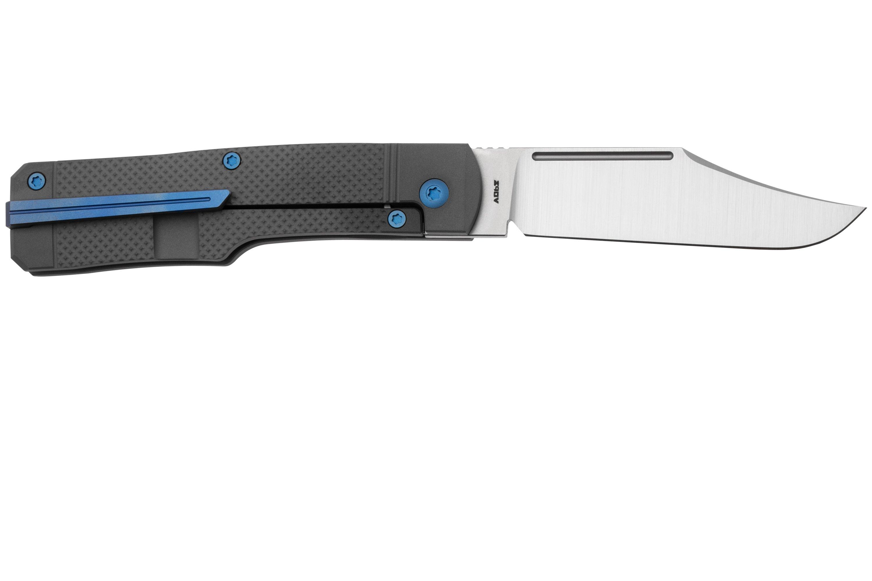 Jack Wolf Gunslinger Jack GUNS-022-TI Full Titanium Checkered, navalha ...