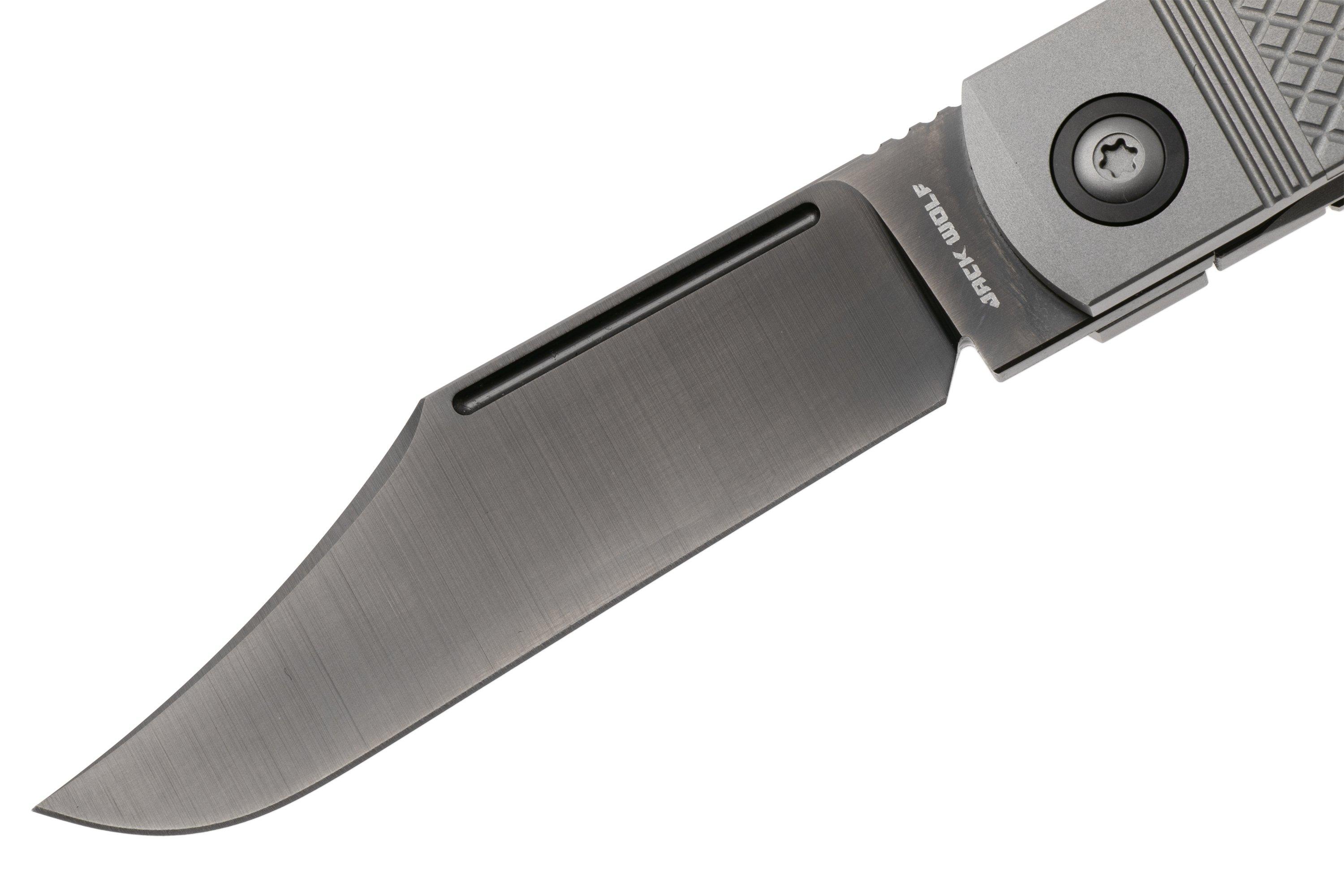 Jack Wolf Gunslinger Jack GUNSL-03-TI-XHATCH Titanium Cross Hatch ...