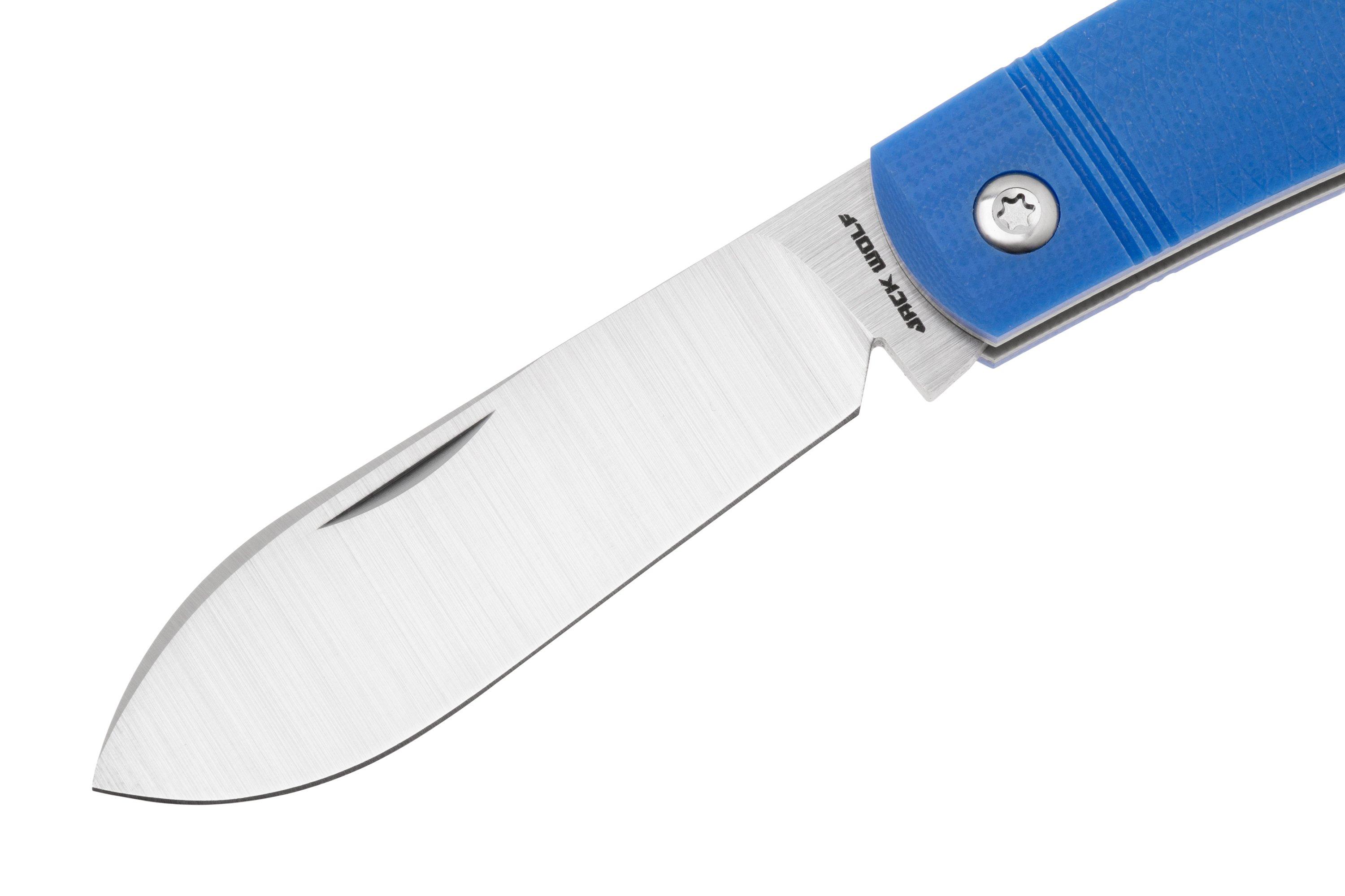 Jack Wolf K9 Jack Ultralight Series K9-02-G10-BLU-OARC Satin 154CM ...