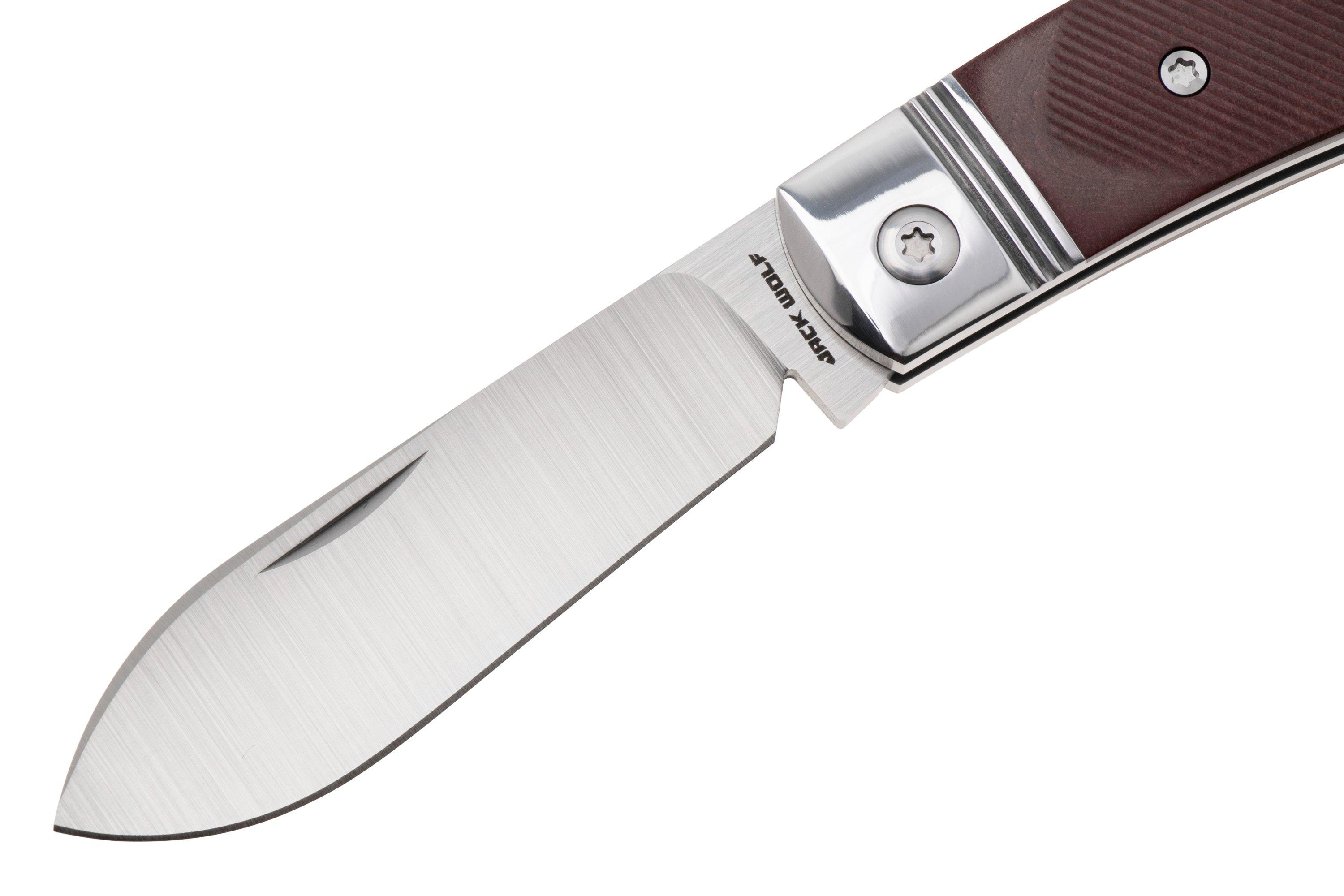 Jack Wolf K9 Jack Steel Series K9-02-RCH-RED-SAW Satin 154CM, Redstone ...