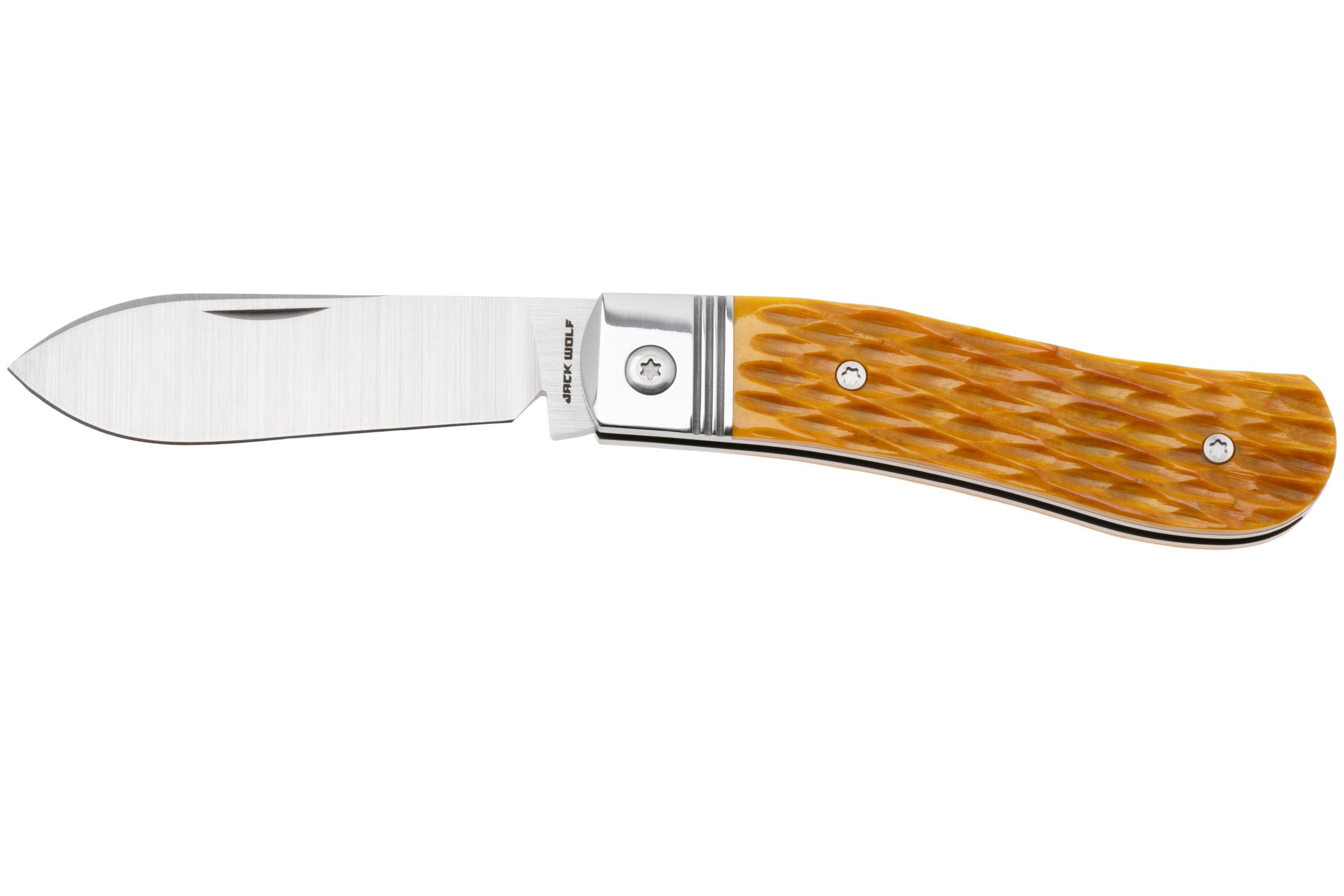 Jack Wolf K9 Jack Steel Series K9-02-YLW-BNE-JIG Satin 154CM, Yellow ...