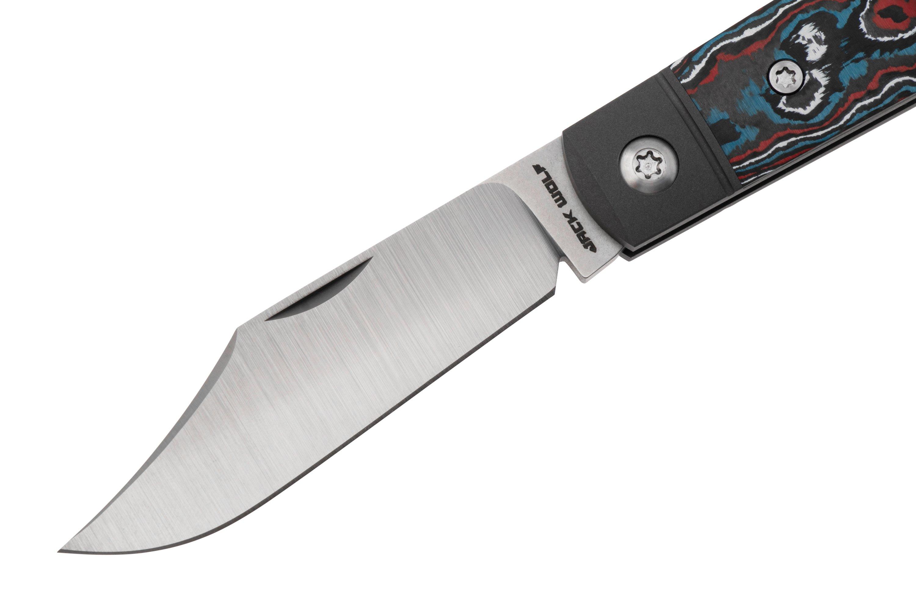 Jack Wolf Little Bro Jack LILBR-01-FC-NEB FatCarbon Nebula, slipjoint ...