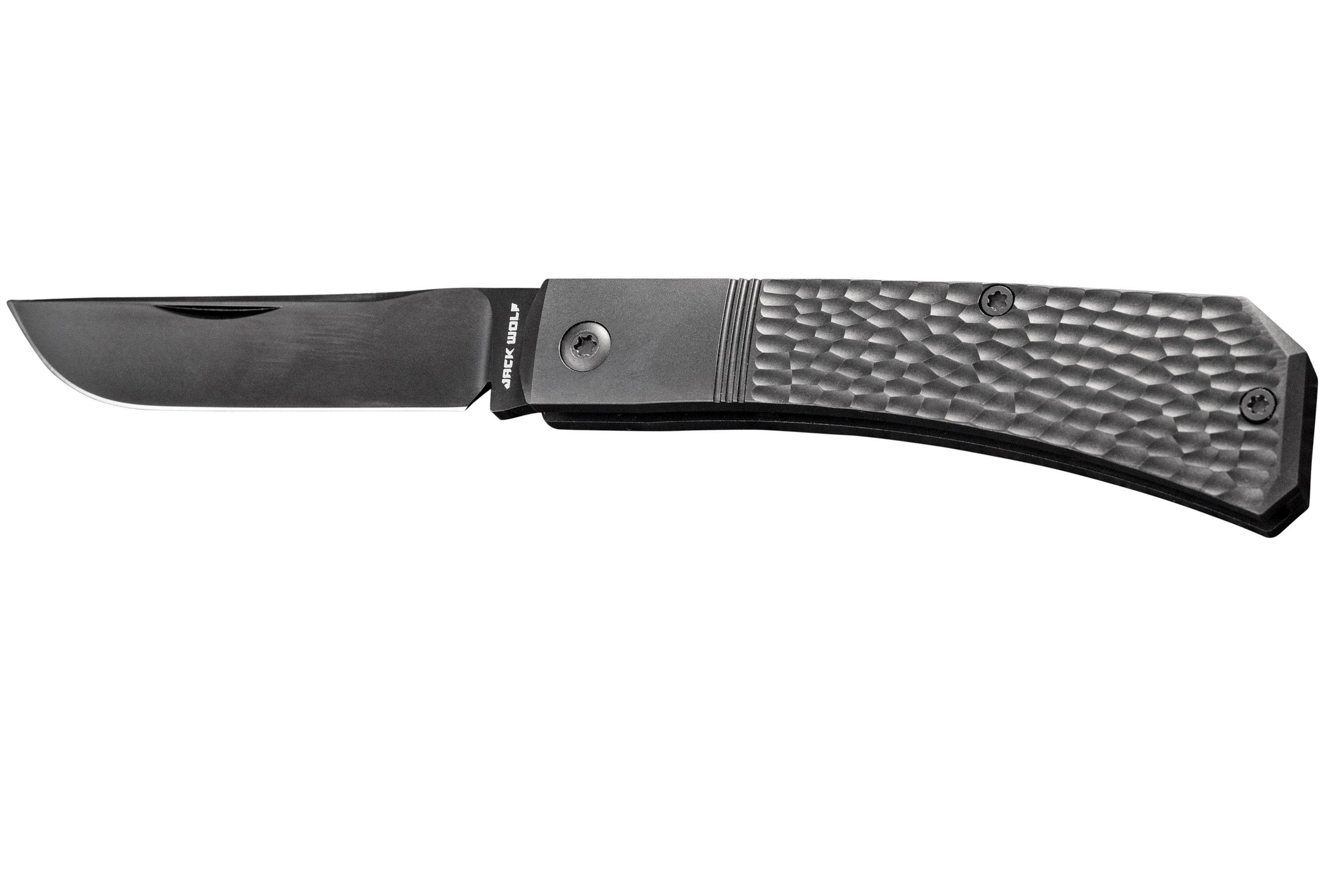 Jack Wolf Pioneer Jack PIONE-01-TI-JI DLC Black Jigged Titanium ...