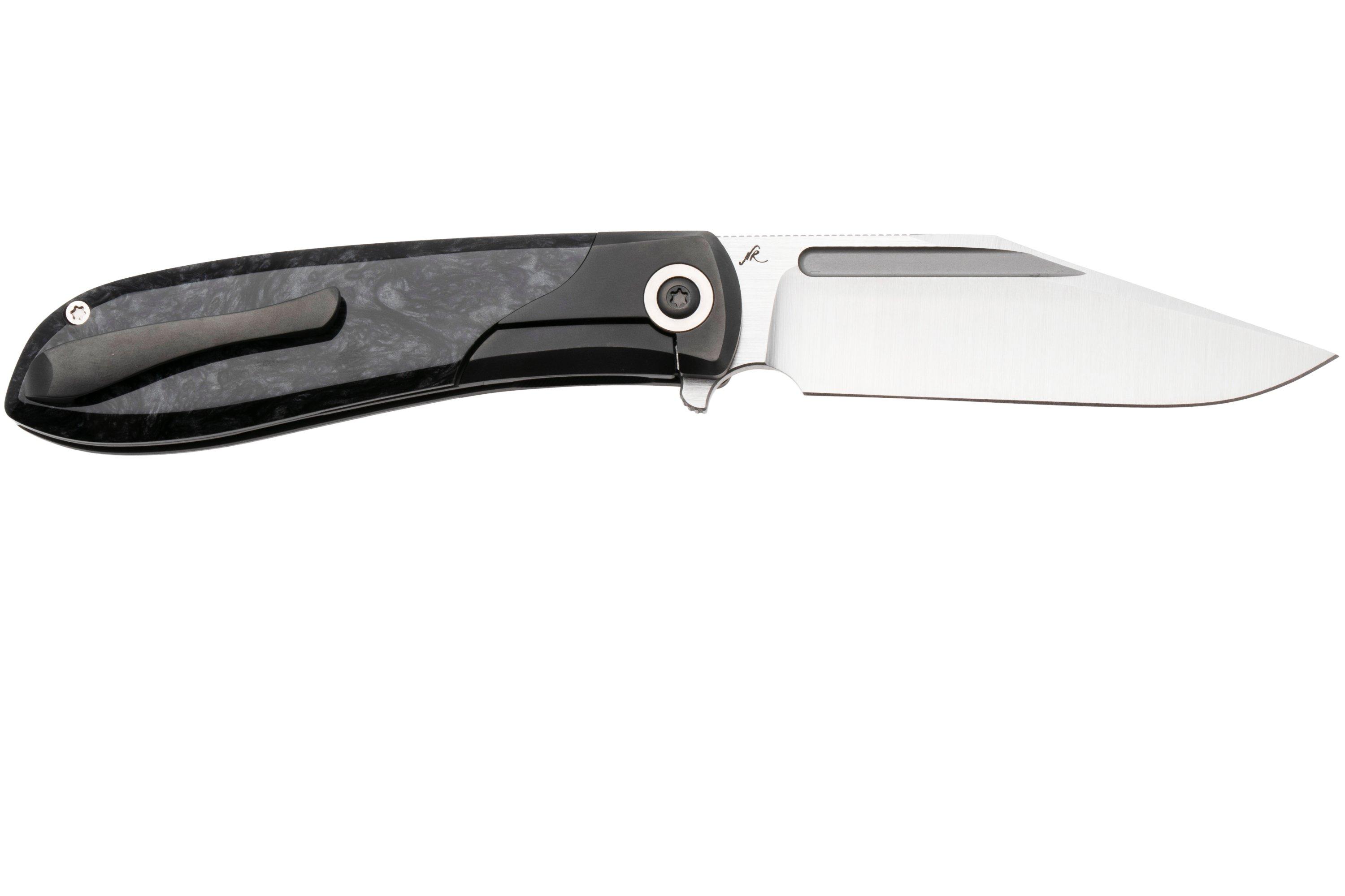 Jack Wolf Scuffle SCUFFLE-01-KIR-BLK-ICE Belt Satin S90V, Kirinite ...
