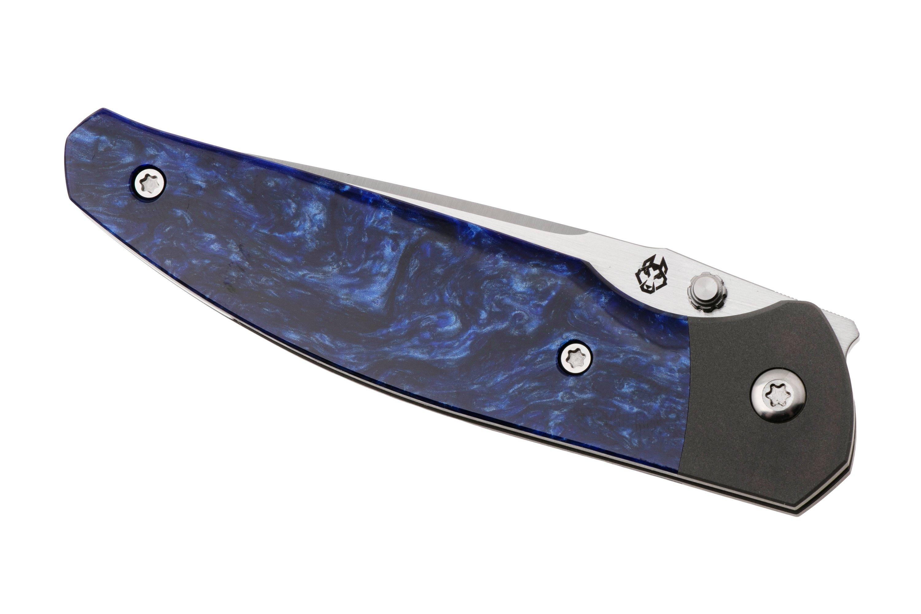 Jack Wolf Tango TANGO-01-KIR-CRYSLAKE, Satin CPM S90V, Titanium ...