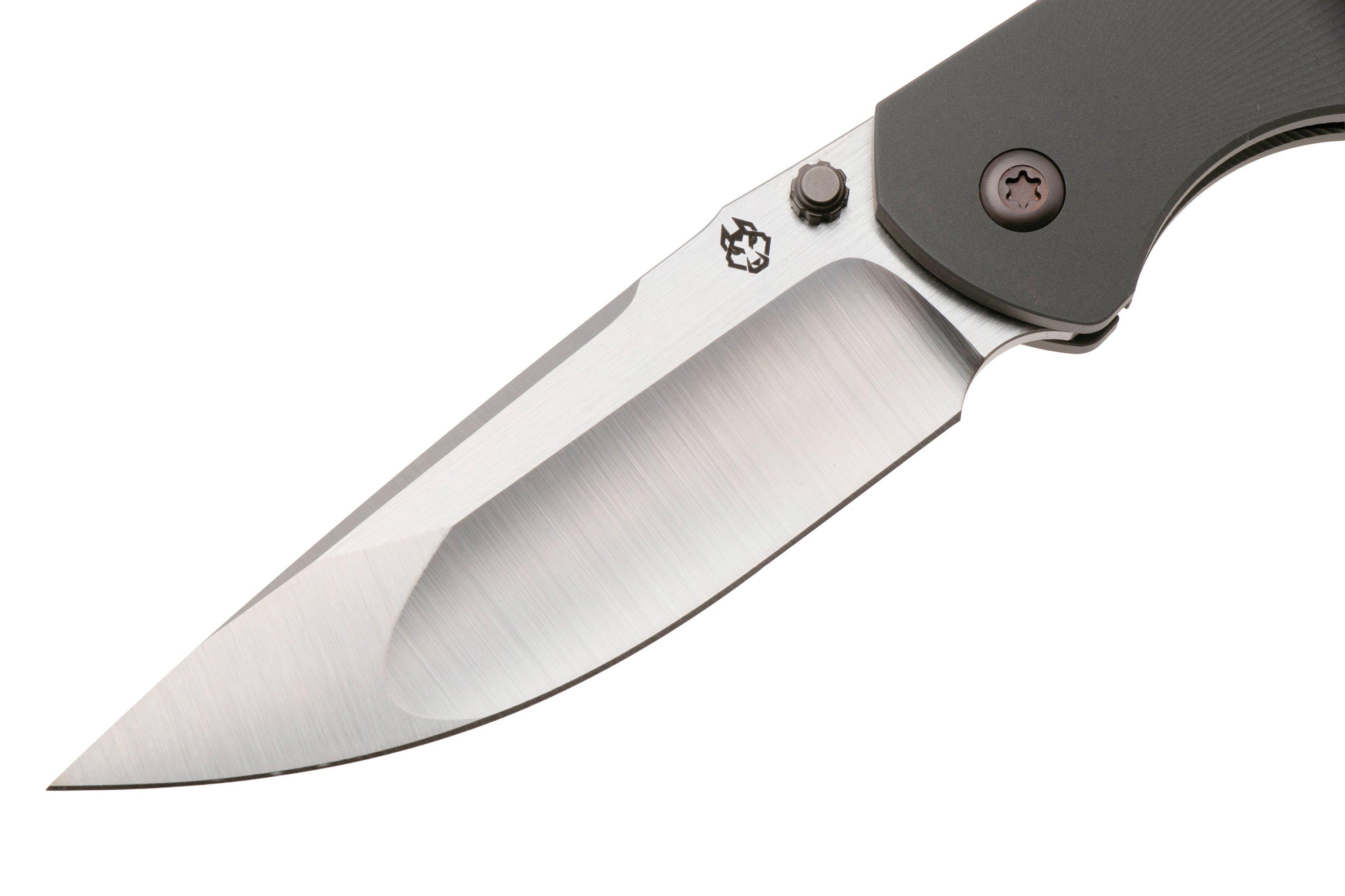 Jack Wolf Tango TANGO-01-TI-SUNBURST, Satin CPM S90V, Titanium Sunburst ...