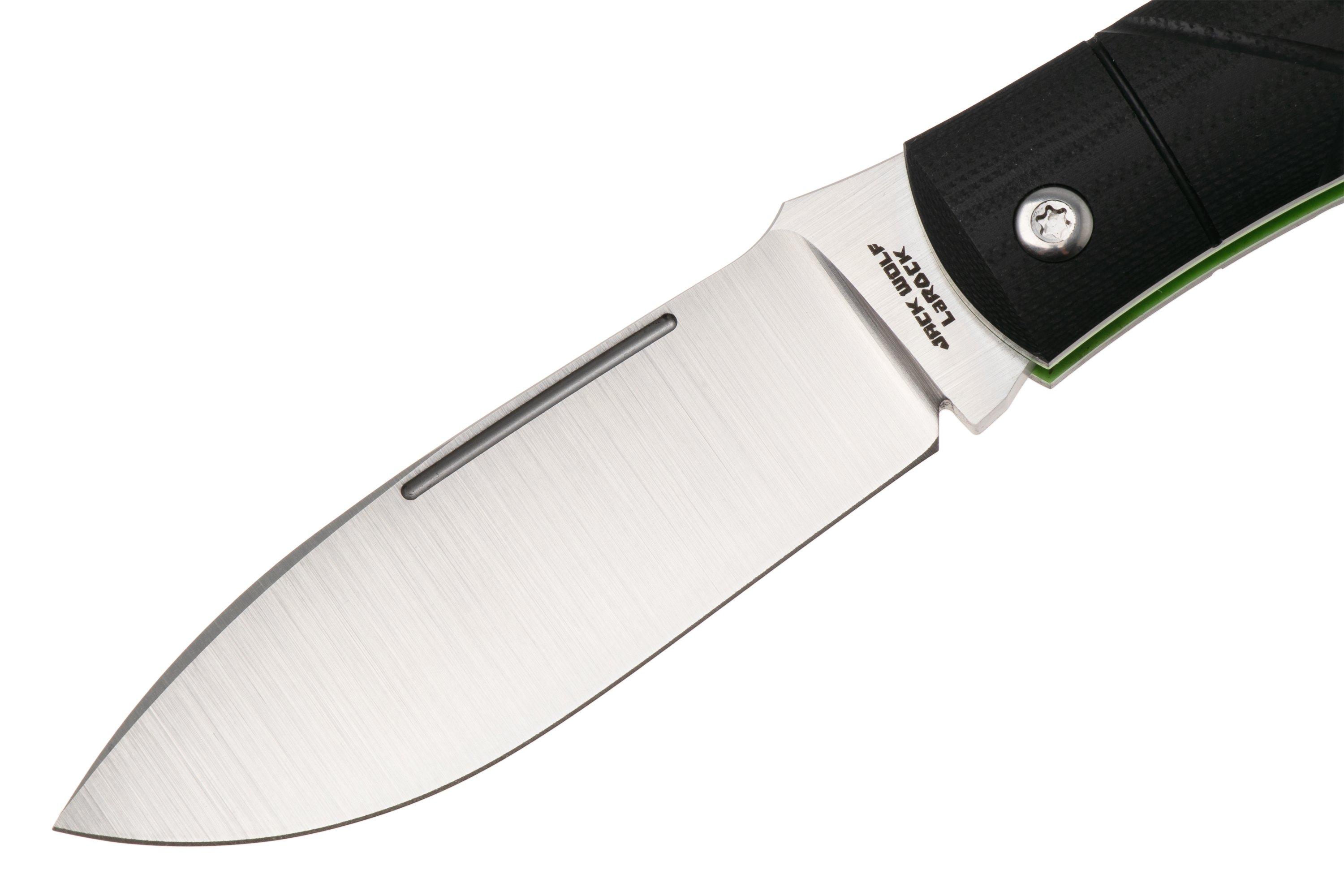 Jack Wolf Timber Jack Ultralight Series TIMBE-01-G10-BLK-CH2 Black G10 ...