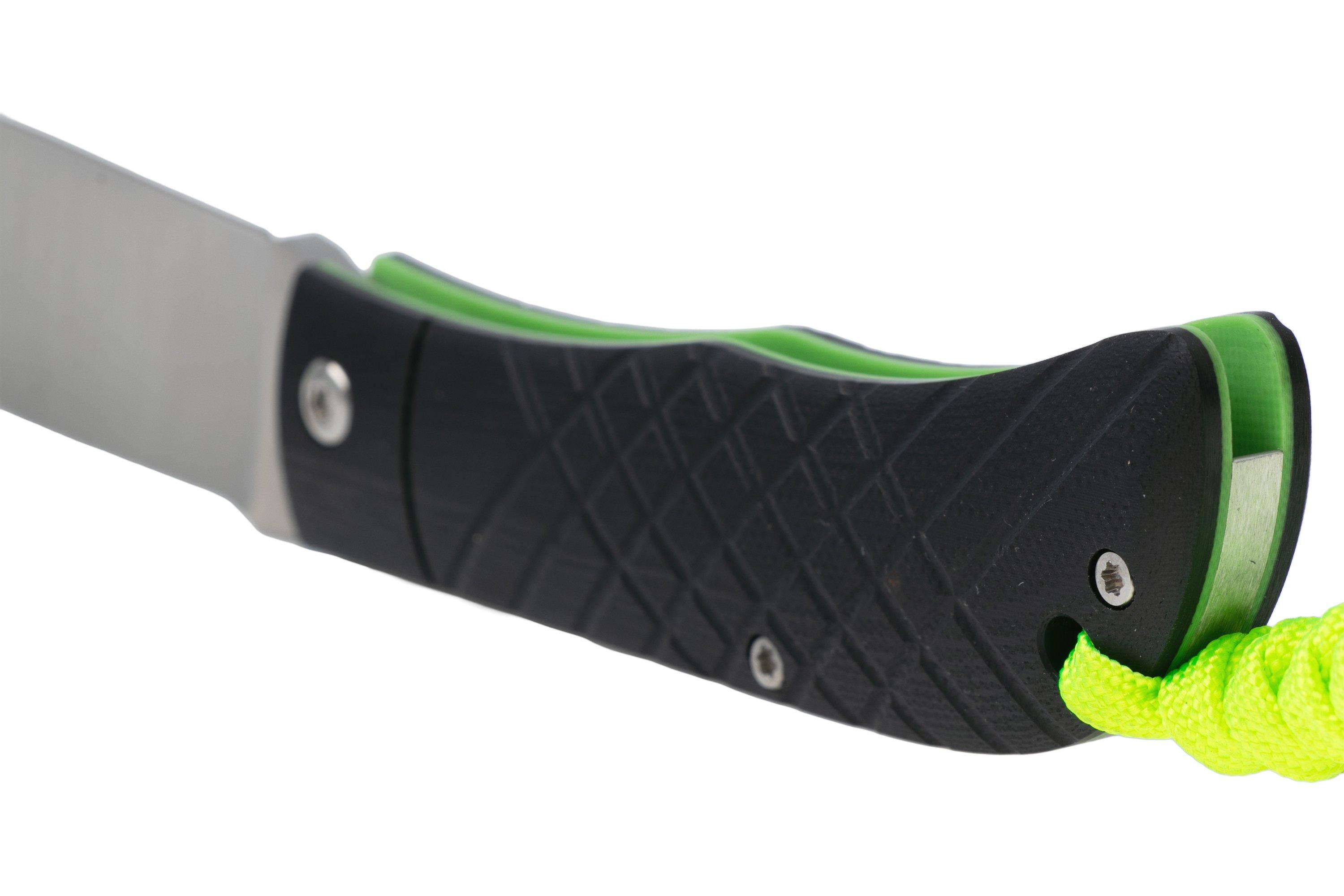 Jack Wolf Timber Jack Ultralight Series TIMBE-01-G10-BLK-CH2 Black G10 ...