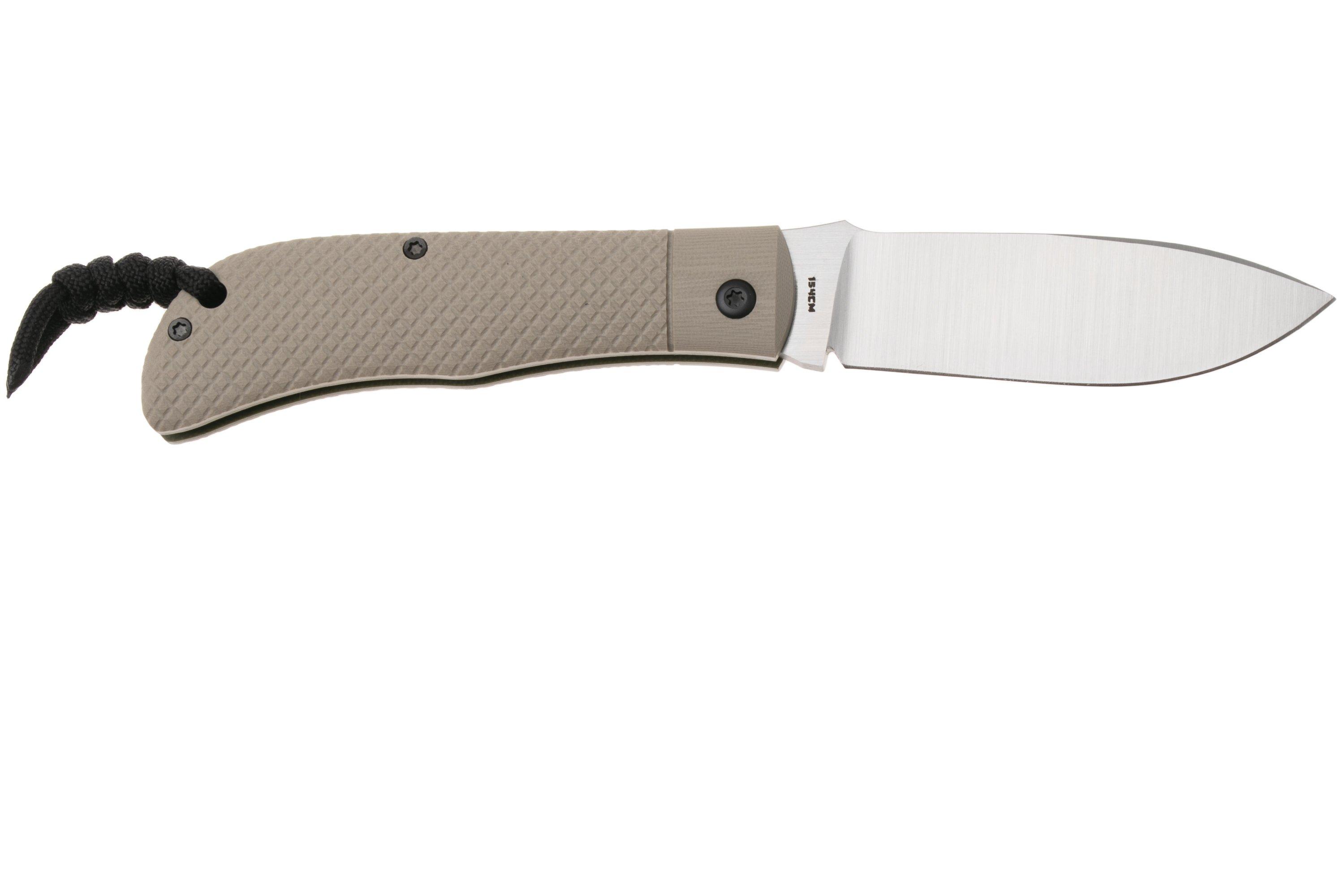 Jack Wolf Timber Jack Ultralight Series TIMBE-01-G10-FDE-CH Flat Dark ...