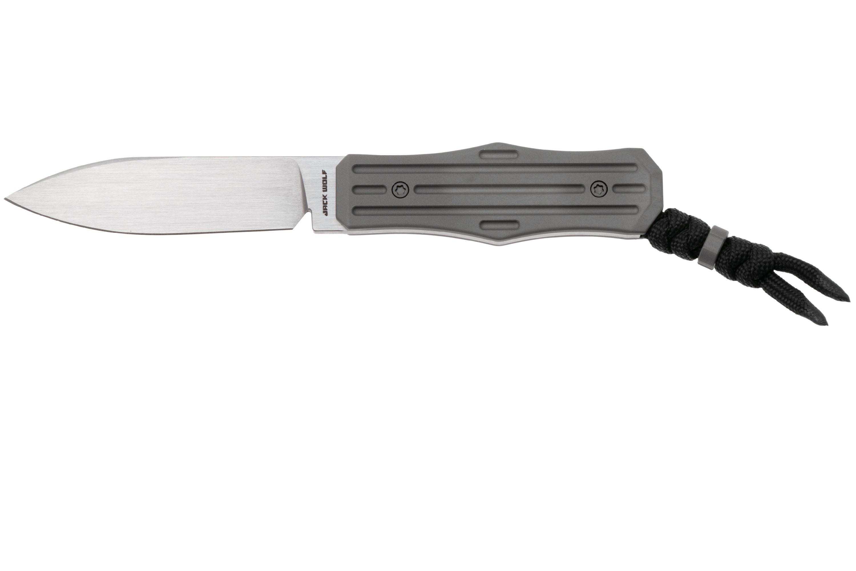 Nóż z głownią stałą Jack Wolf Vampire FIXedc VAMP-FX-01-TI-FLTD Satin ...