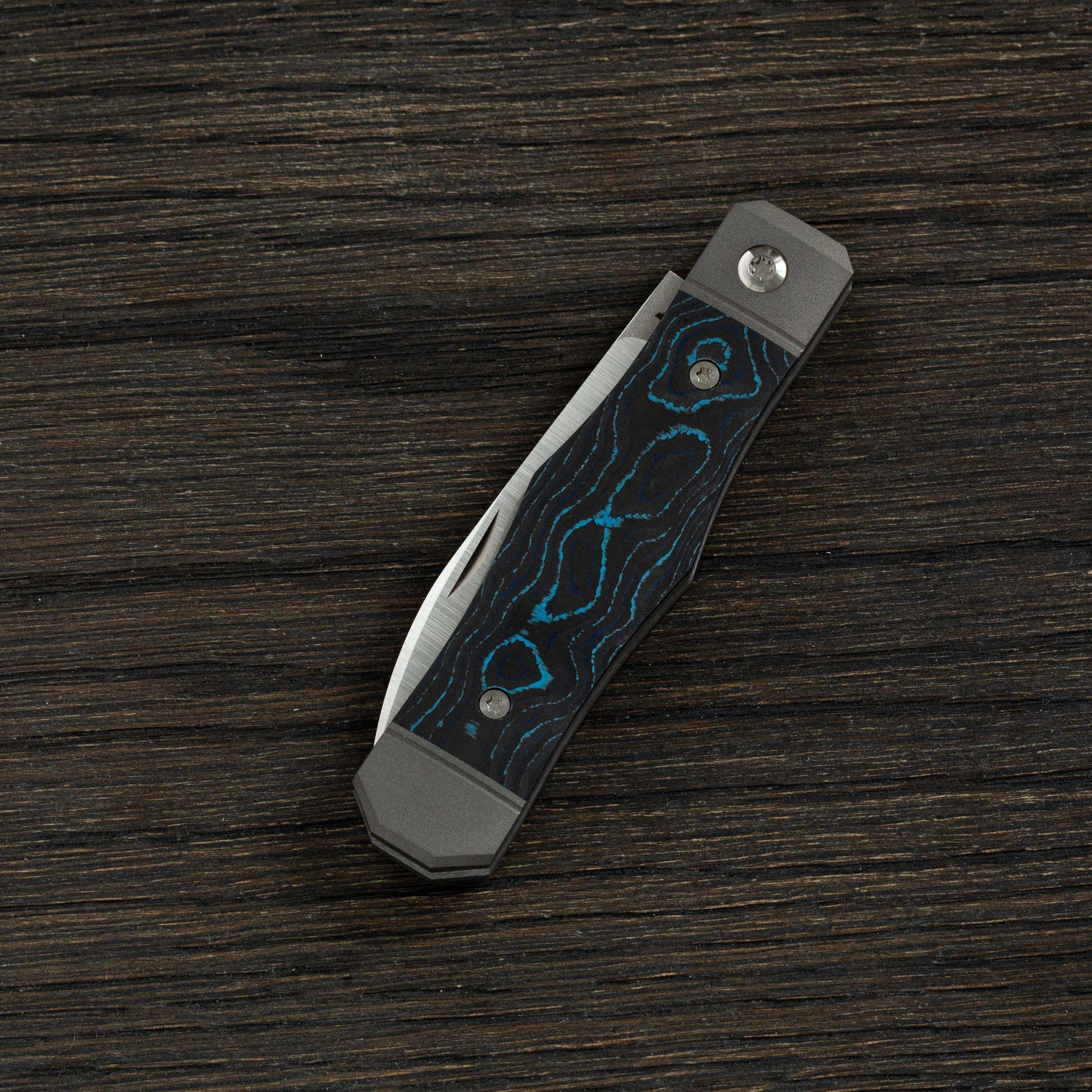 Jack Wolf Vampire Jack VAMPI-01-CCPB CamoCarbon Pacific Blue coltello ...