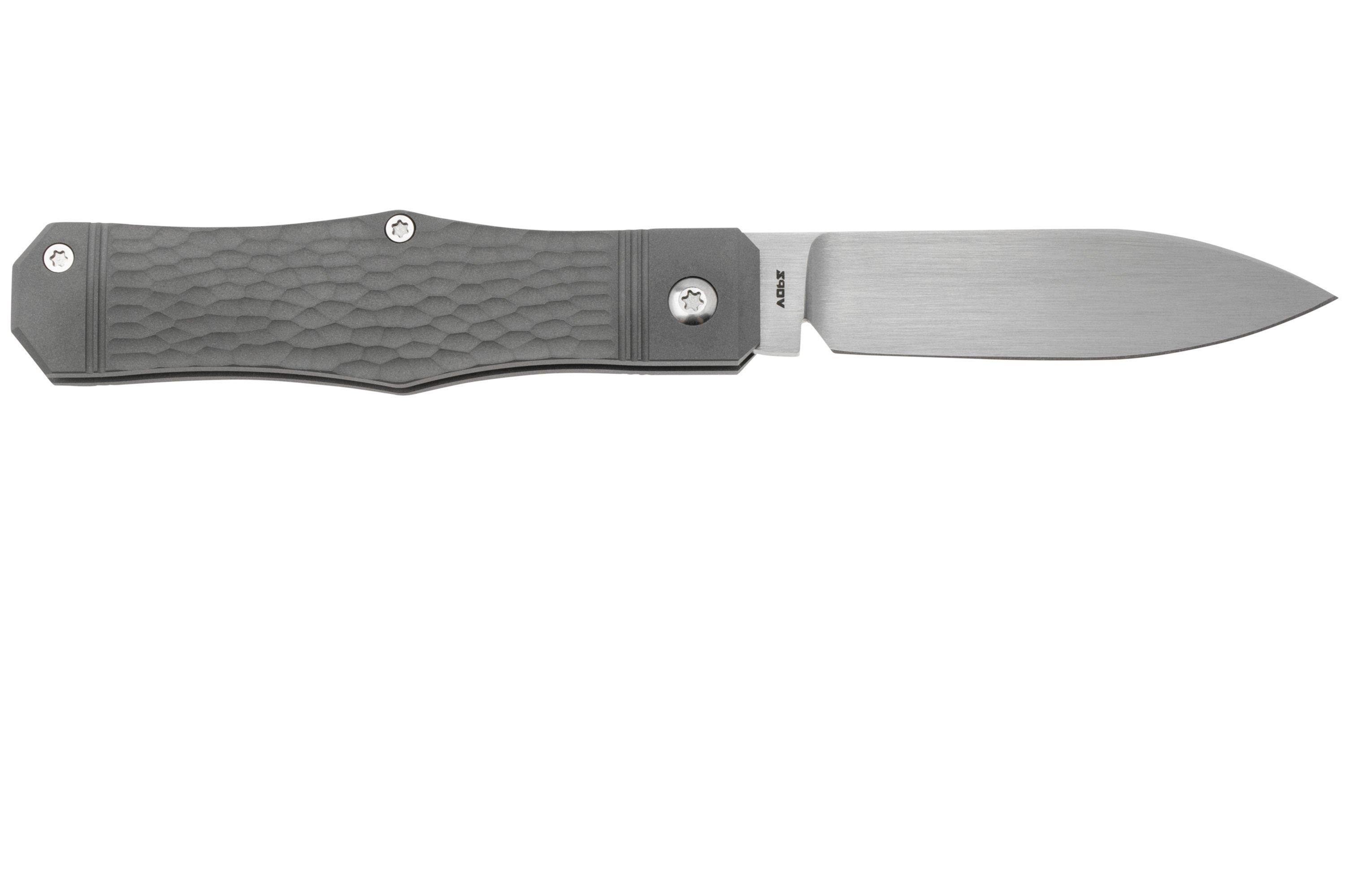 Jack Wolf Vampire Jack VAMPI-02-TI-JIGGED Jigged Titanium Hand Satin ...