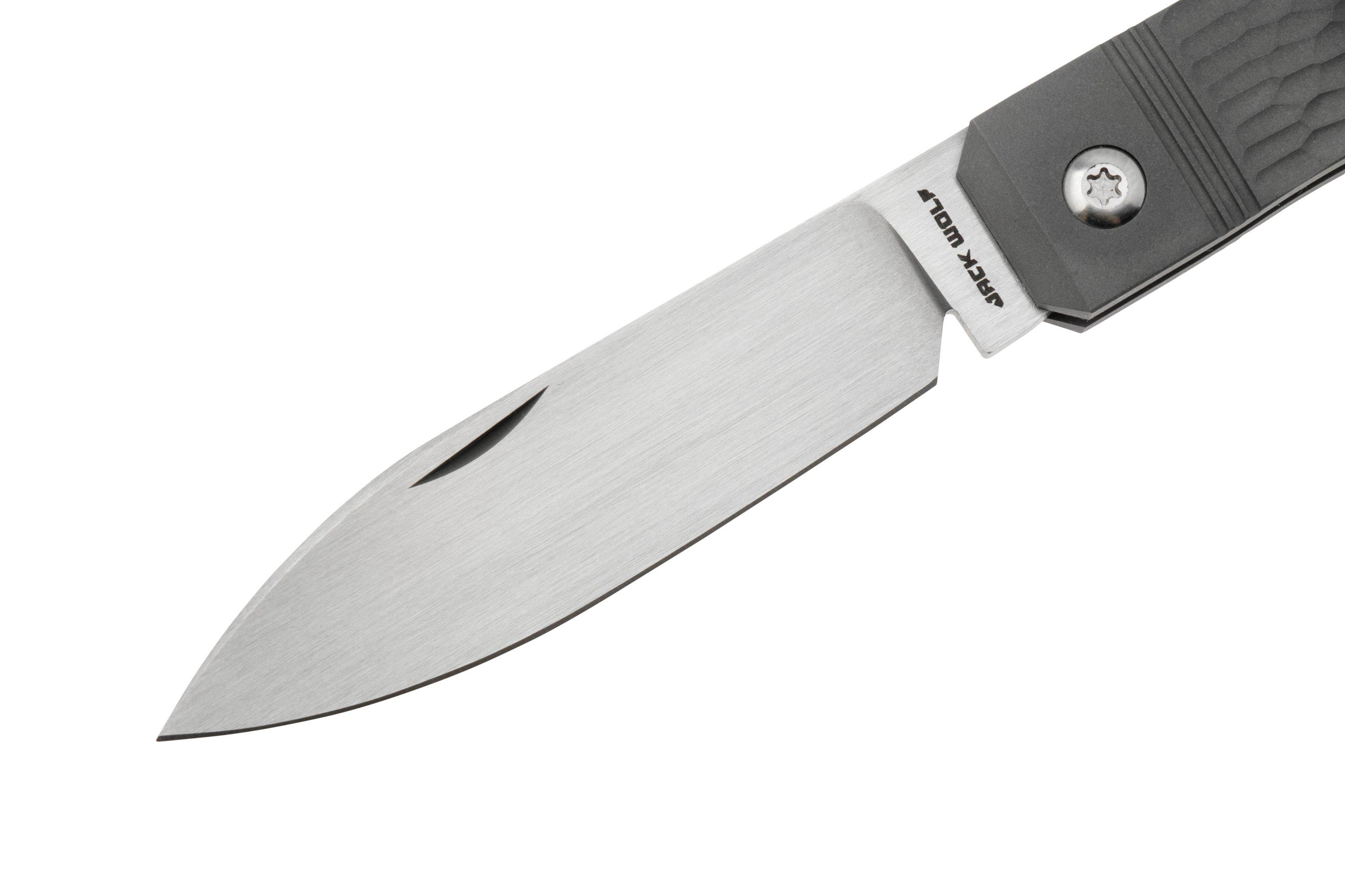 Jack Wolf Vampire Jack VAMPI-02-TI-JIGGED Jigged Titanium Hand Satin ...